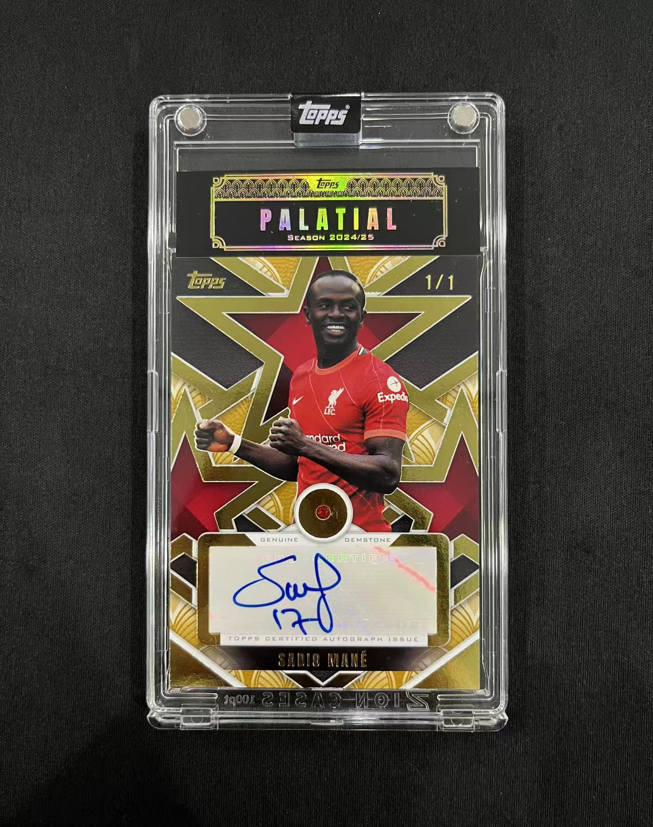 【长安代卖精品 截标预付80%】2024-25 Topps Palatial Liverpool FC 利物浦 宫殿队盒 Sadio Mane ...