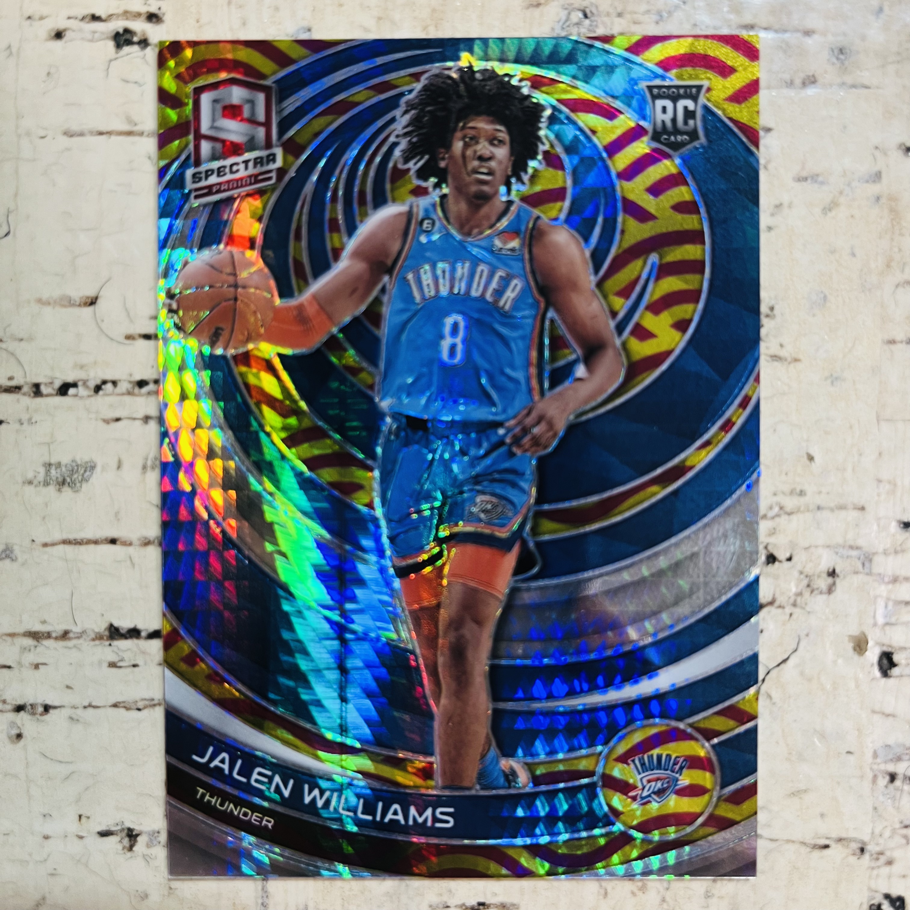 2022-23 Panini Spectra Jalen Williams RC 新秀 雷霆 杰伦 威廉姆斯 祥云折 限量 75编 龙鳞折 ...