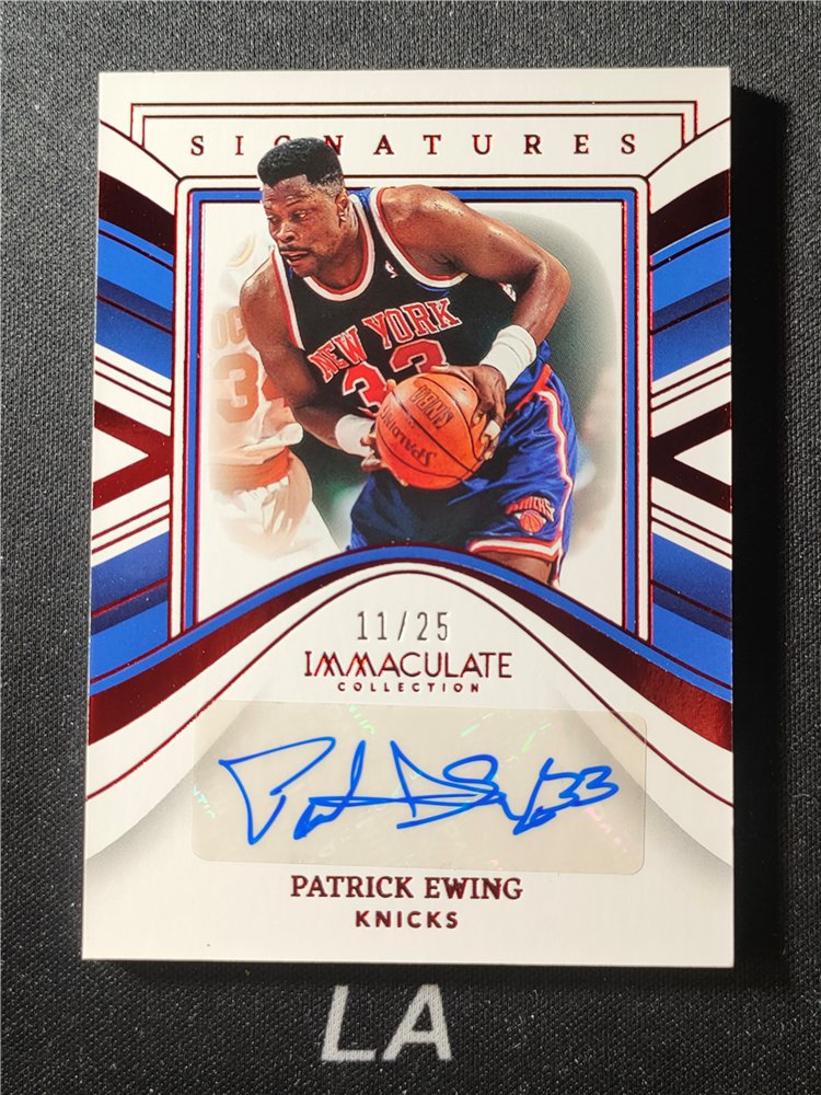 【LA拍卖】22-23 Panini Immaculate Patrick Ewing 帕特里克 尤因 尼克斯队 NBA50大巨星 中锋教科书 ...