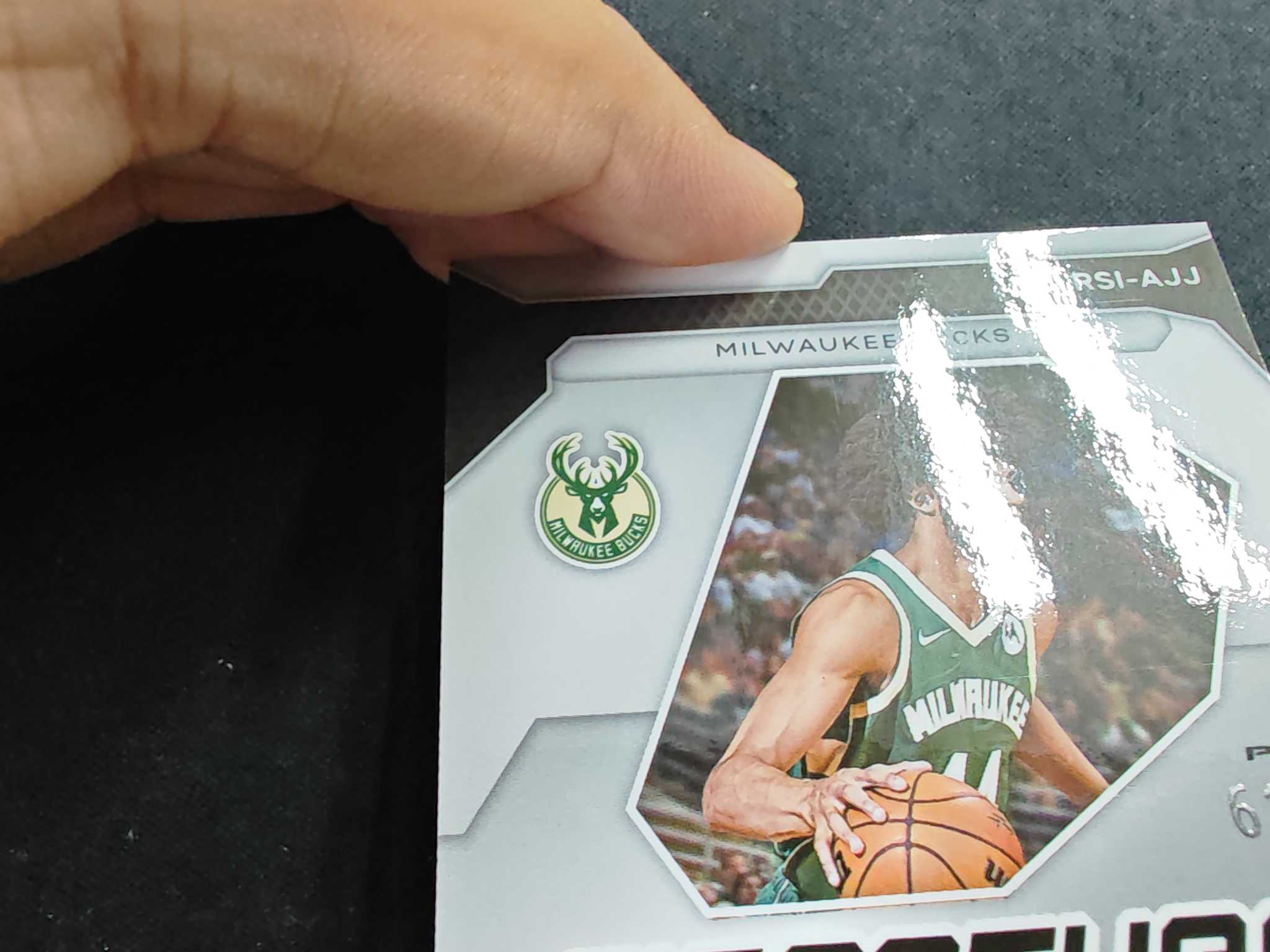 2023-24 Panini Prizm Andre Jackson Jr. RC SC球星卡 pz 新秀 雄鹿 安德烈杰克逊 签字 红圈圈折 ...