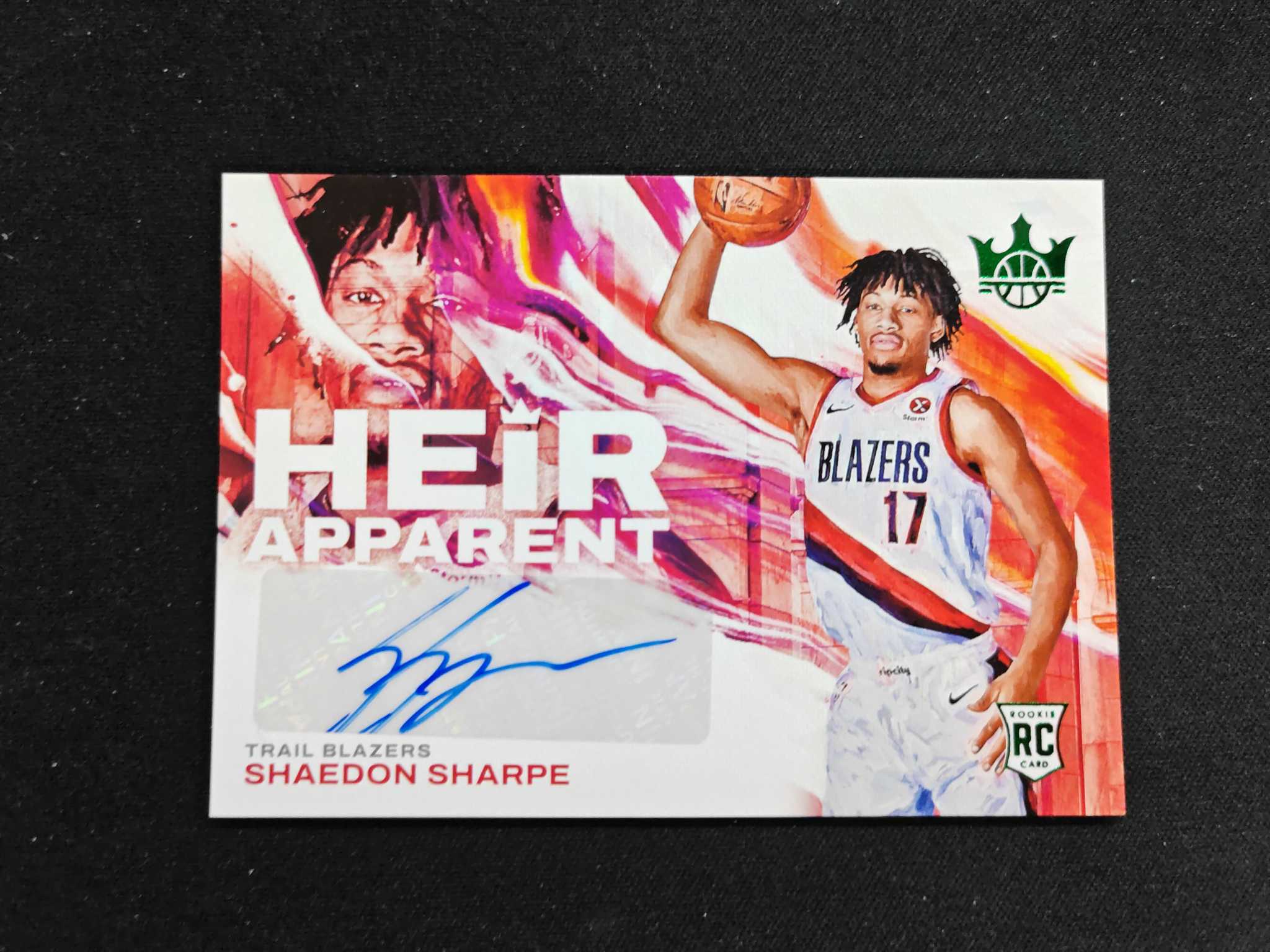 2022-23 Panini Court Kings Shaedon Sharpe RC SC球星卡 油画 新秀 开拓者 夏普 签字 卡品如图 ...