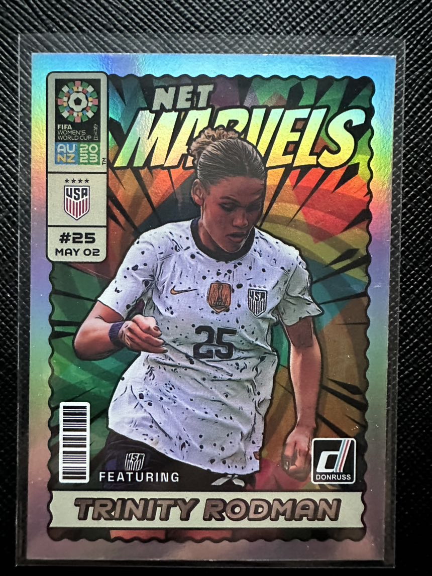 2023 Panini Donruss Trinity Rodman USA 特里尼蒂 罗德曼 大虫 罗德曼女儿 美国女足 未来女足第一人 ...