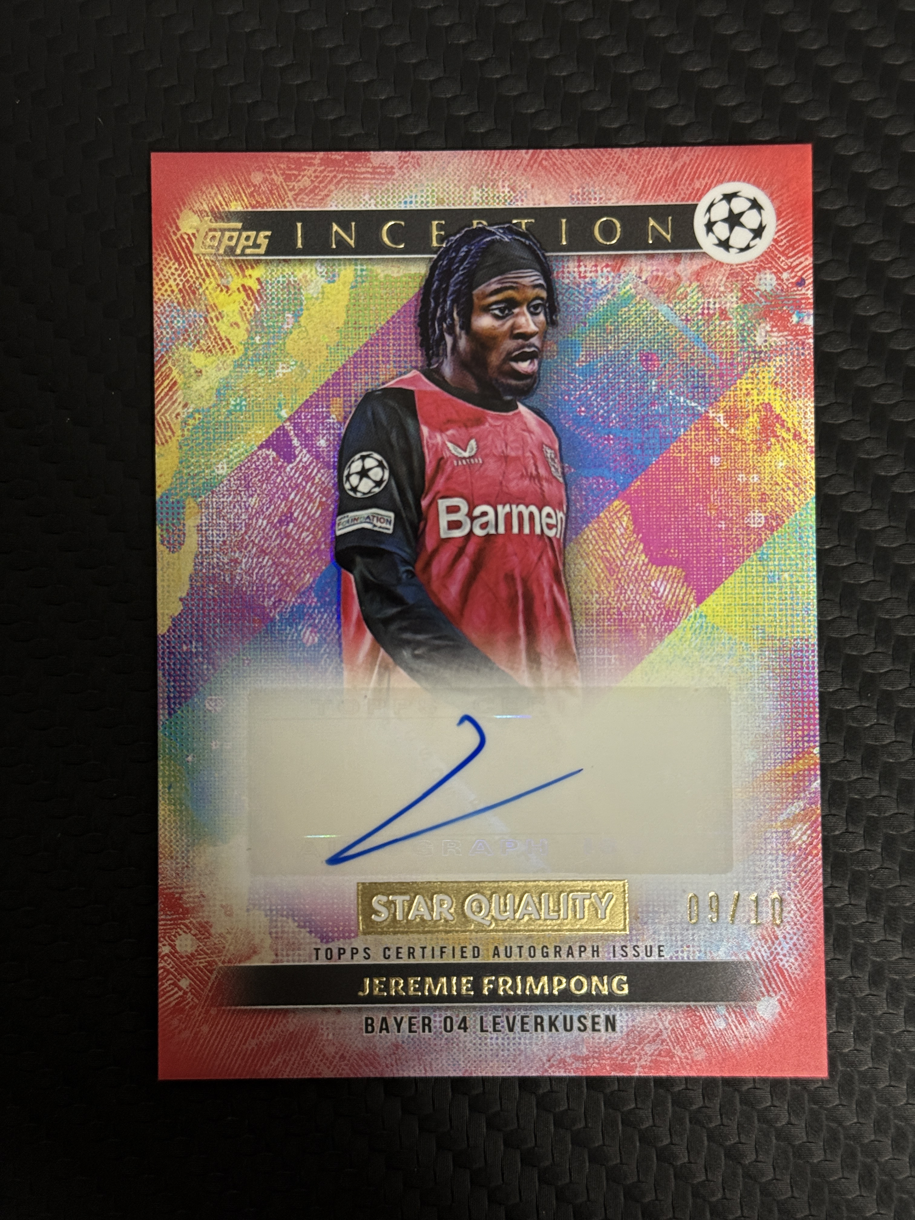 2024-25 Topps Inception Jeremie Frimpong 【包来拍卖】欧冠盗梦空间 利物浦 勒沃库森 药厂 9/10编 ...
