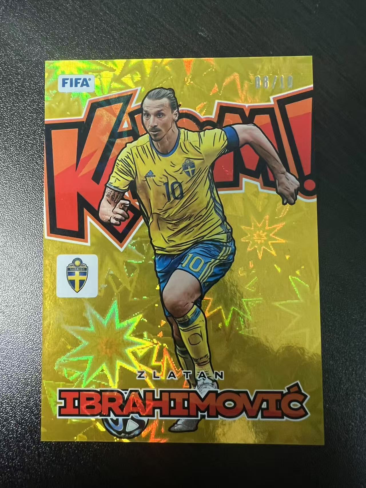 2024-25 Panini Donruss Soccer Zlatan Ibrahimovic Kaboom Gold #'ed 08/10 24-25 足球杜蕾斯 瑞典 大伊布 札尔坦斯 ...