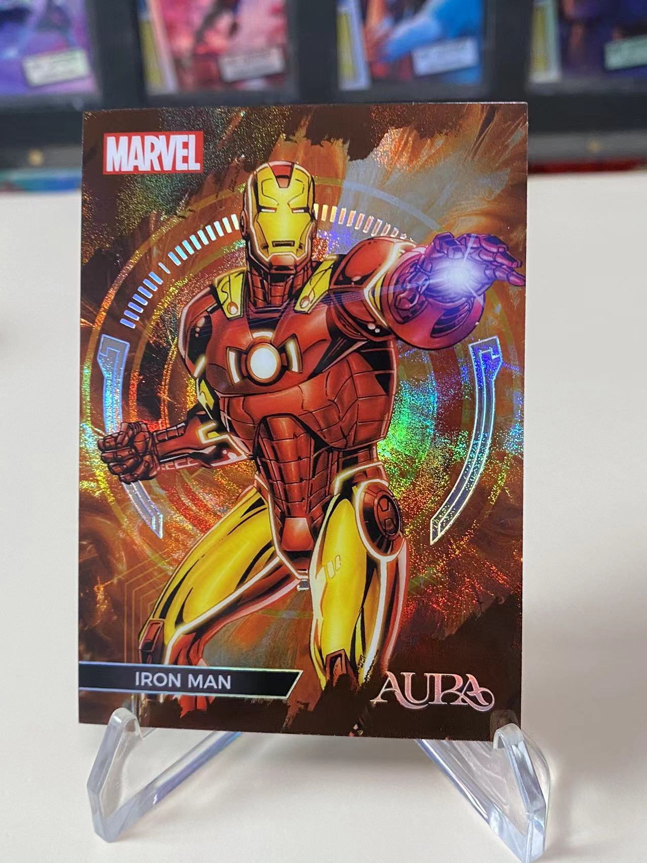 2025 Kakawow Marvel (MCU) AURA 卡卡沃 漫威系列收藏卡 限编35/75 橙折 钢铁侠传奇 卡品如图【-KB】D 卡淘