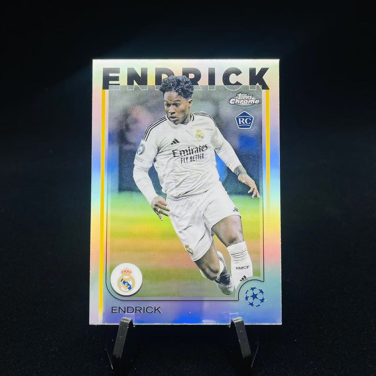 【德基拍卖】2024-25 Topps Chrome Endrick RC 欧战TC 皇家马德里 皇马 恩德里克 新秀 正银折 折射 收藏必备 ...