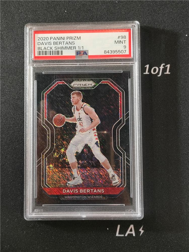 【LA拍卖精品】2020-21 Panini Prizm Davis Bertans 戴维斯 贝尔坦斯 奇才 独行侠 FOTL 先行 黑 ...