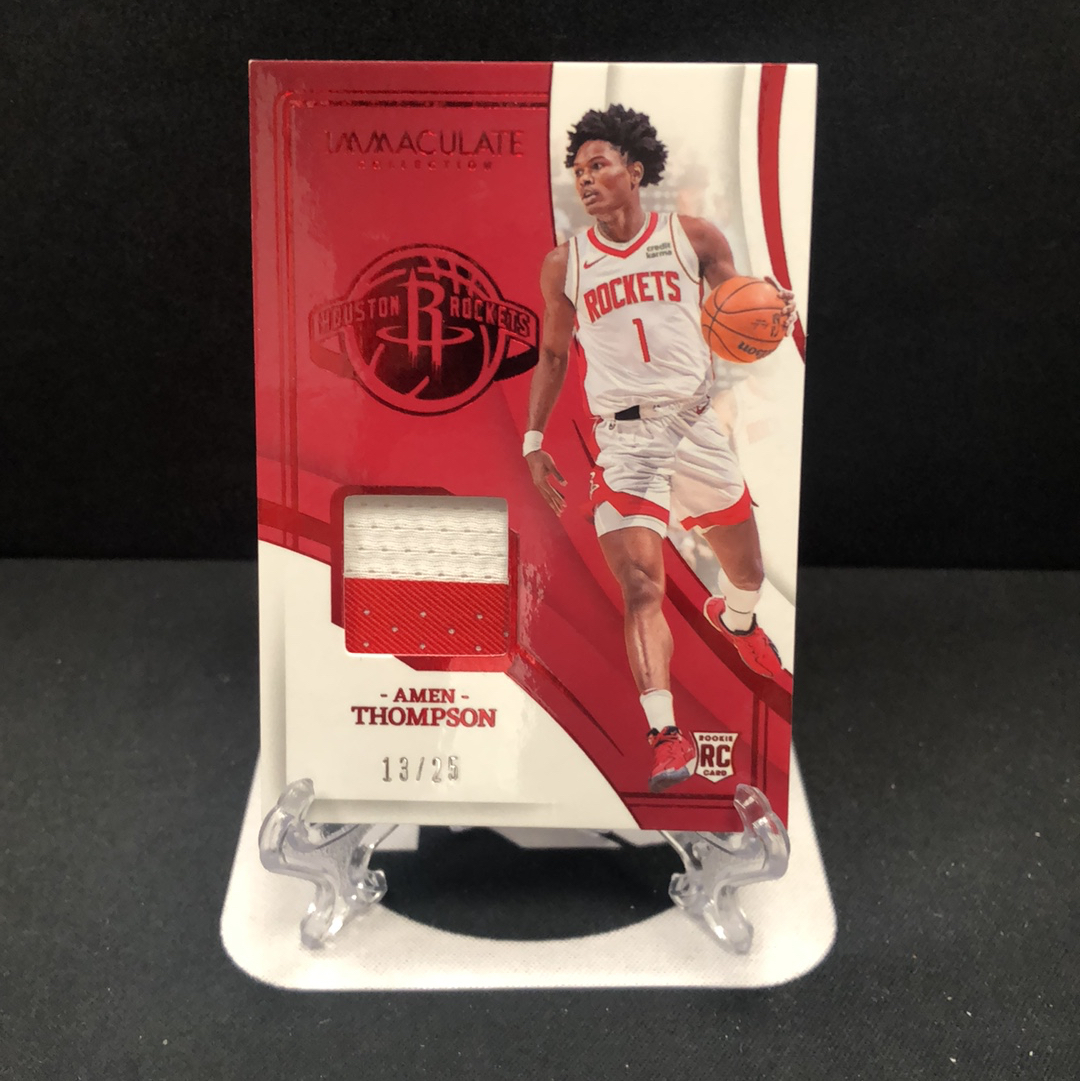 2023-24 Panini Immaculate Collection Amen Thompson RC 【卡宾】imm 火箭 新秀 阿门 ...
