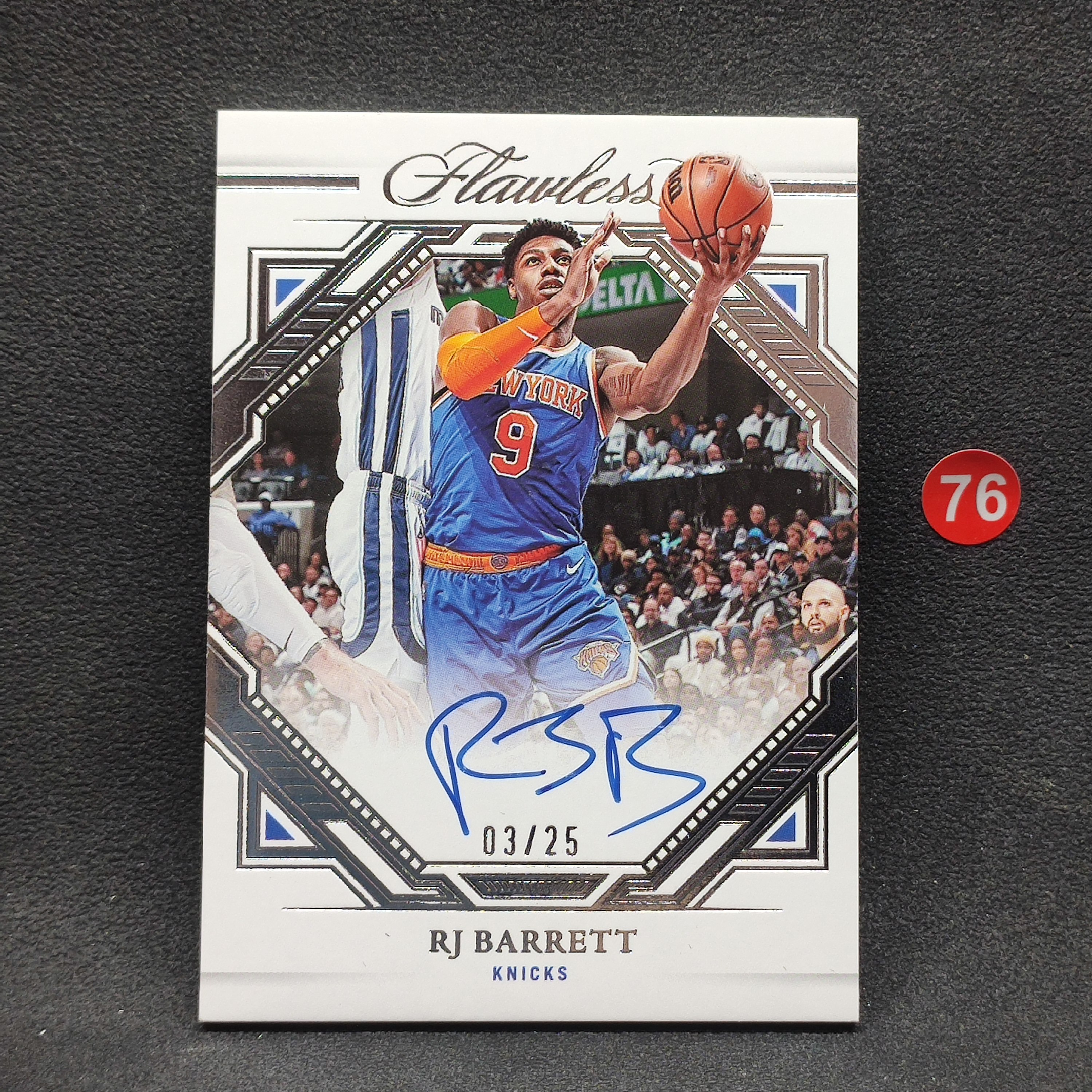 【大腿代卖精品】RJ Barrett RJ巴雷特 2022-23 Flawless 手提 /25编带编限量 签字 签名 卡签 绝杀签 尼克斯队 ...