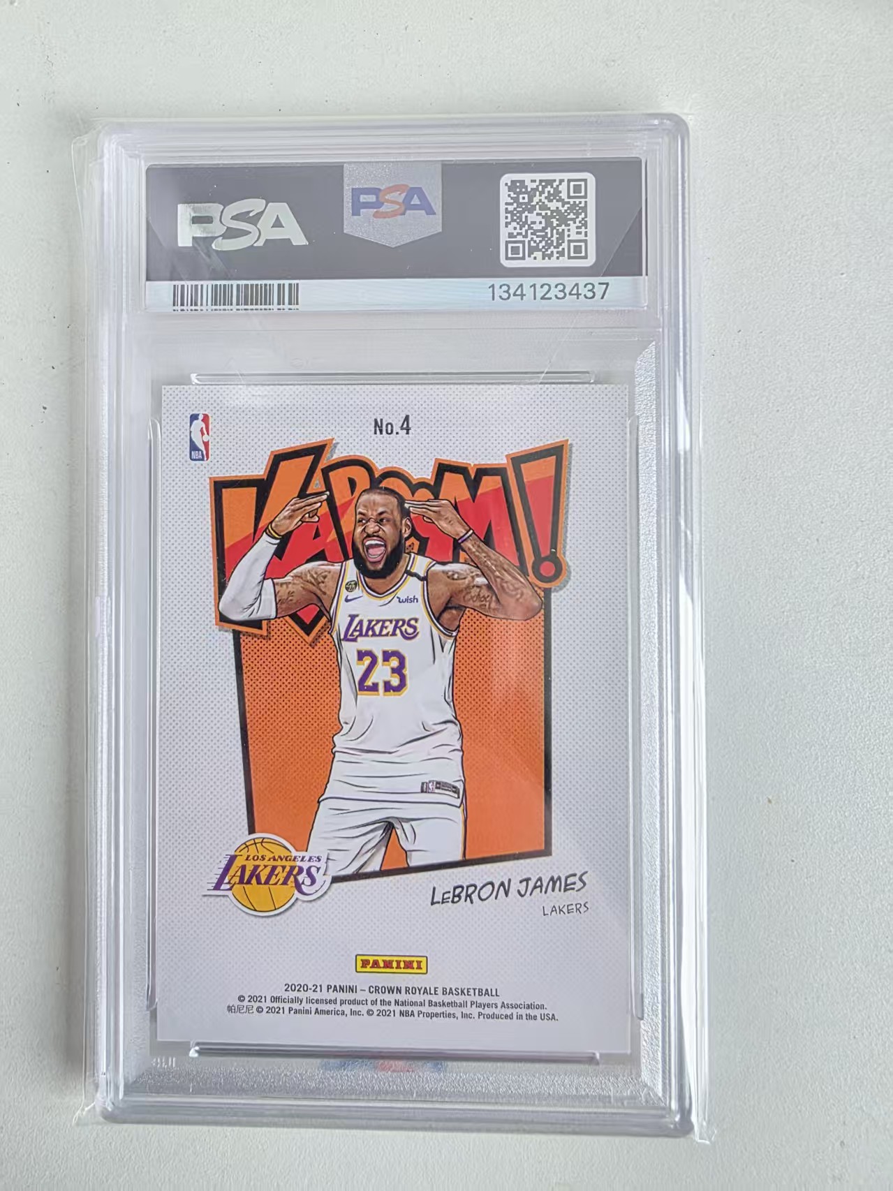 2020-21 Panini Crown Royale LeBron James 皇冠 勒布朗 詹姆斯 kaboom 湖人总冠军 全明星 ...