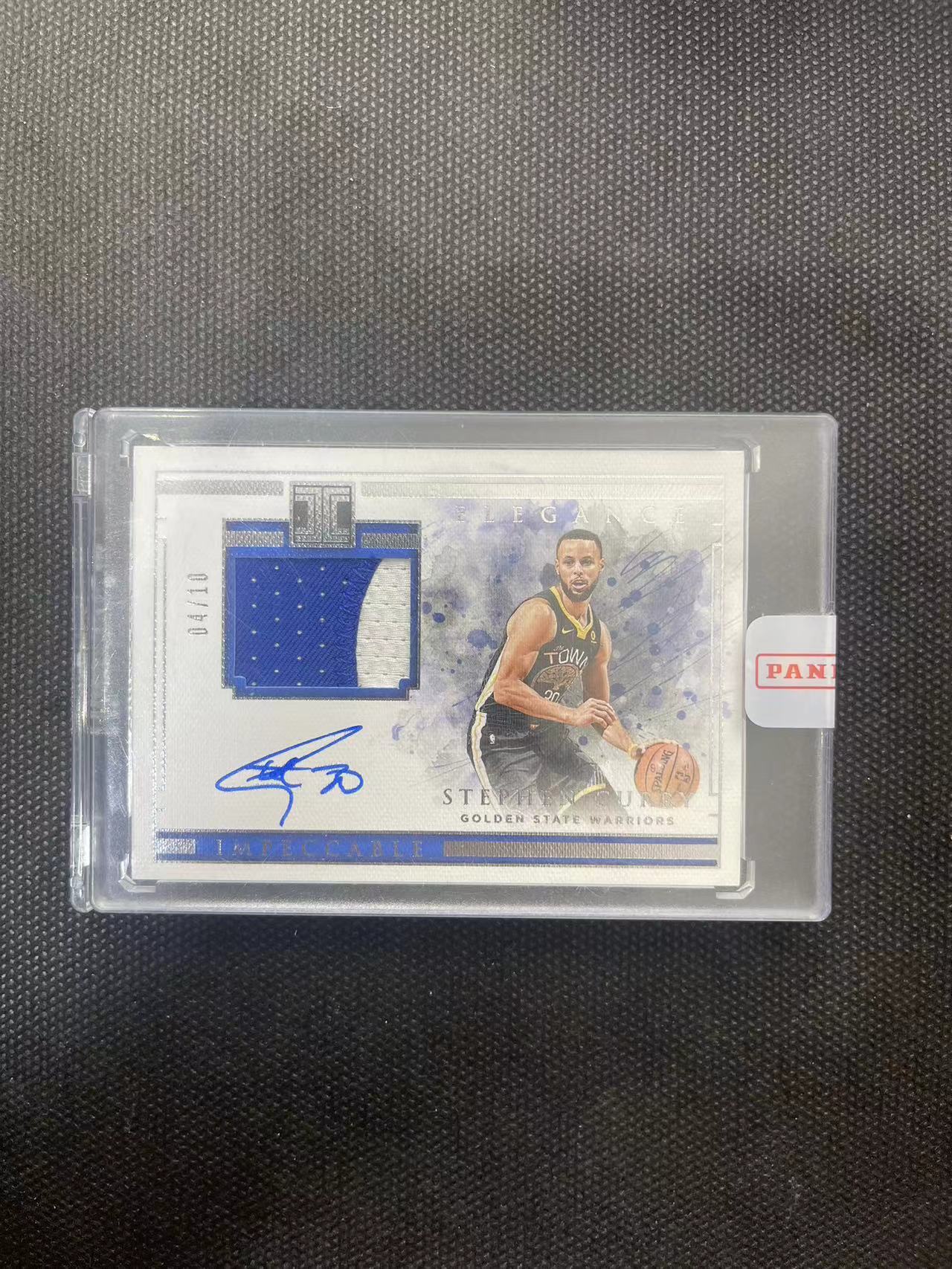 2018-19 Panini Impeccable Stephen Curry 勇士队 小学生 库里 Patch 卡签 签字 球衣切割 原封砖 ...