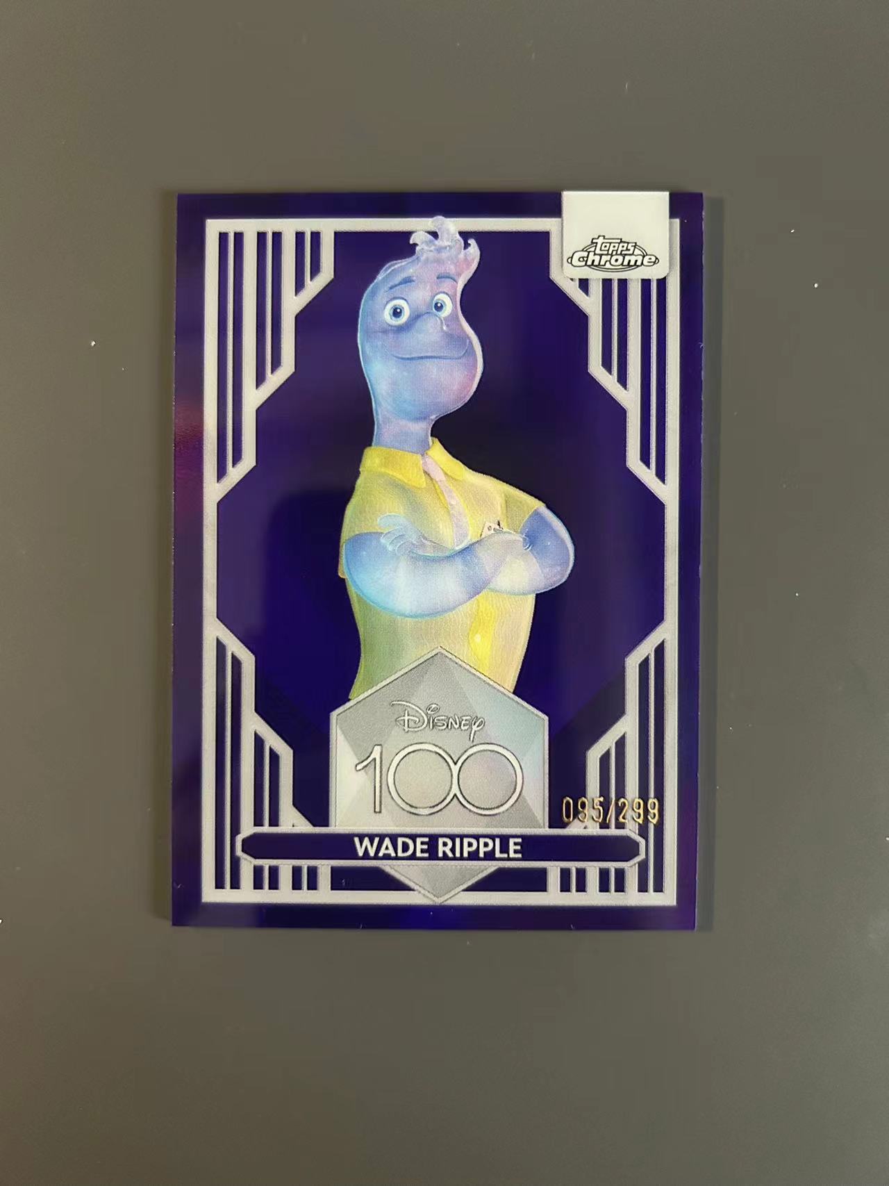 2023 Topps TOPPS CHROME DISNEY 100周年 wade ripple 迪士尼 疯狂元素城 韦德 利普 渡阿波 涟漪 ...