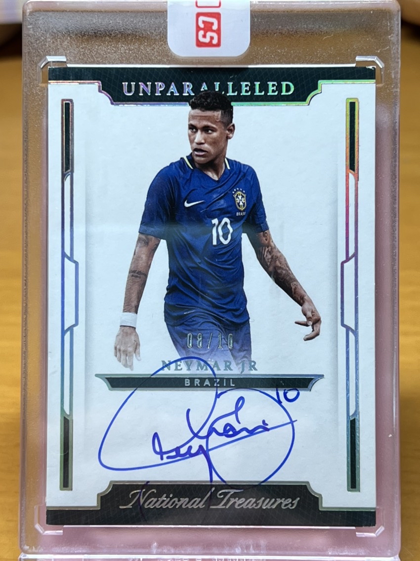 2018 Panini National Treasures Neymar Jr. 帕尼尼 国宝 元年 巴西 内马尔 无双 签字 卡签 单一 ...