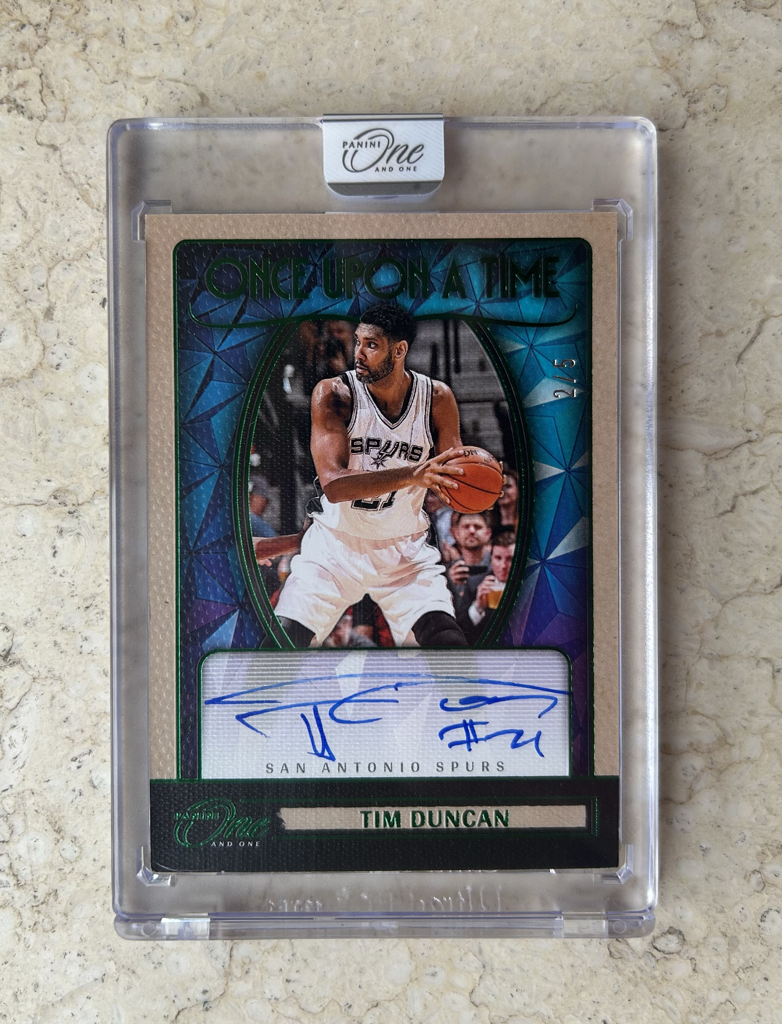 2024-25 Panini One and One Tim Duncan 马刺 传奇 邓肯 石佛 Once Upon a Time 2/5编 ...