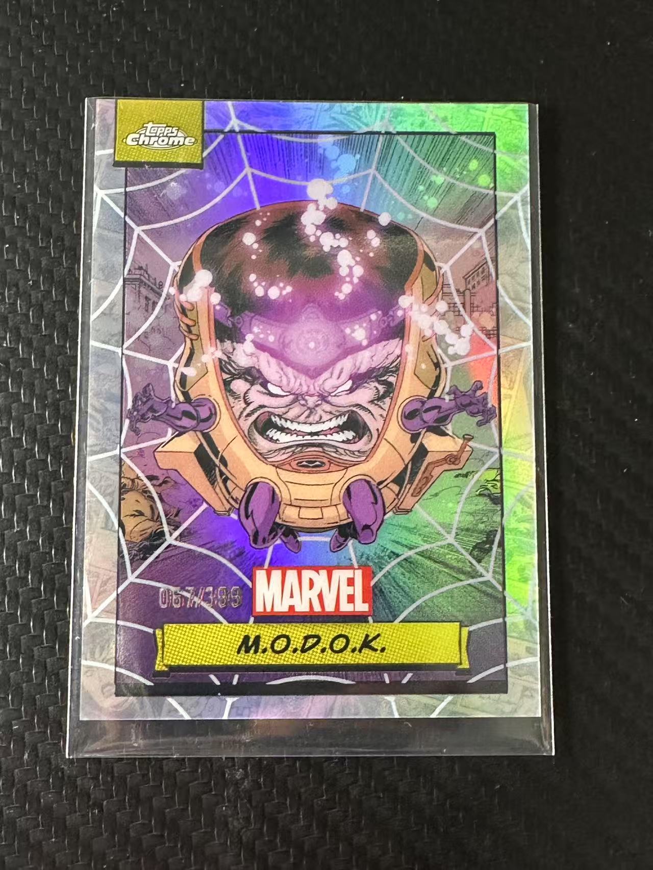 2024 Topps Marvel (MCU) 漫威 Chrome 元年 【十点代拍】 67/399编 银折射 魔多客 M.O.D.O.K ...
