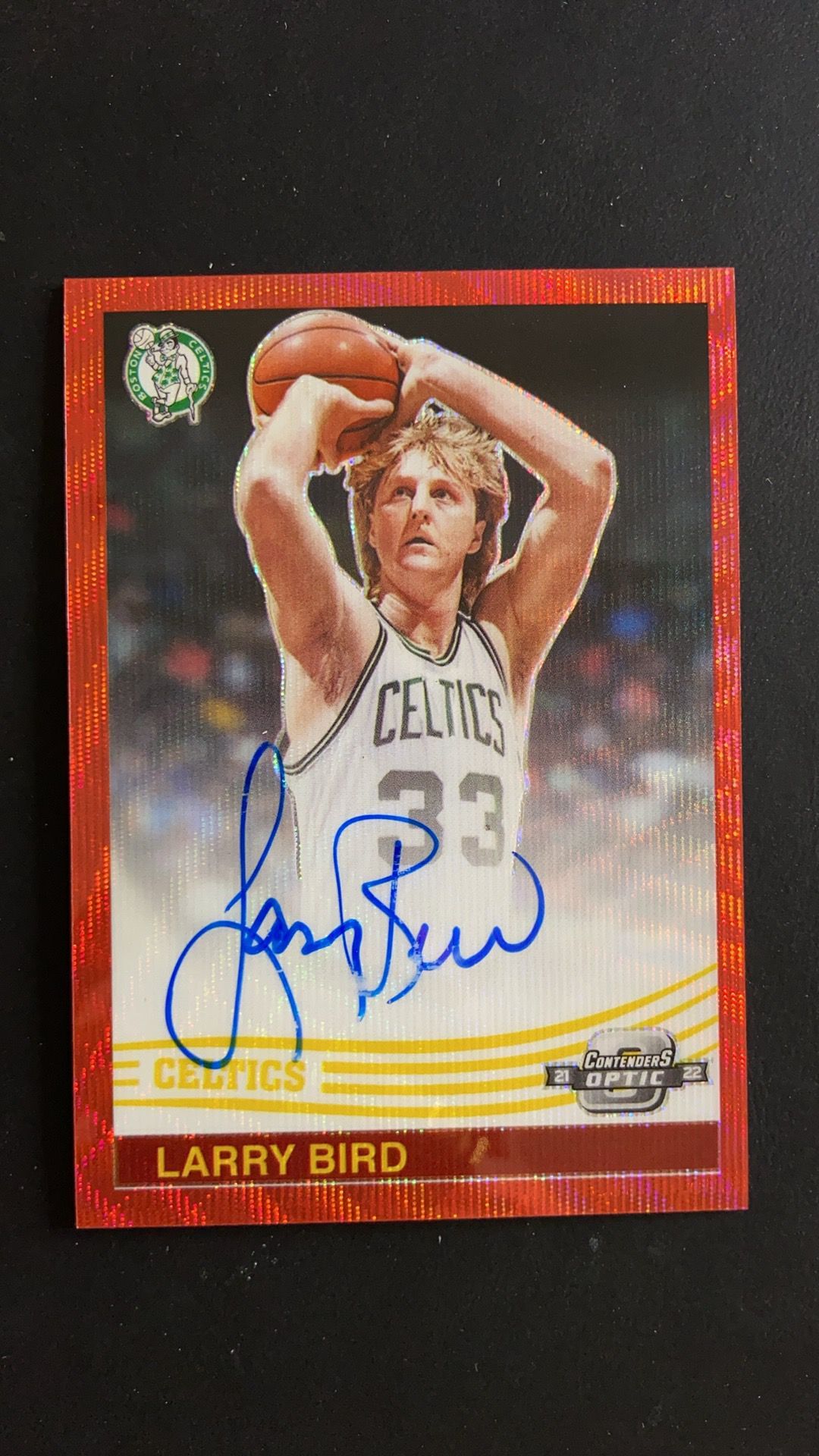 2021-22 Panini Contenders Optic Larry Bird 【肥猫代卖】K24B 球票op 凯尔特人 拉里伯德 大鸟 ...