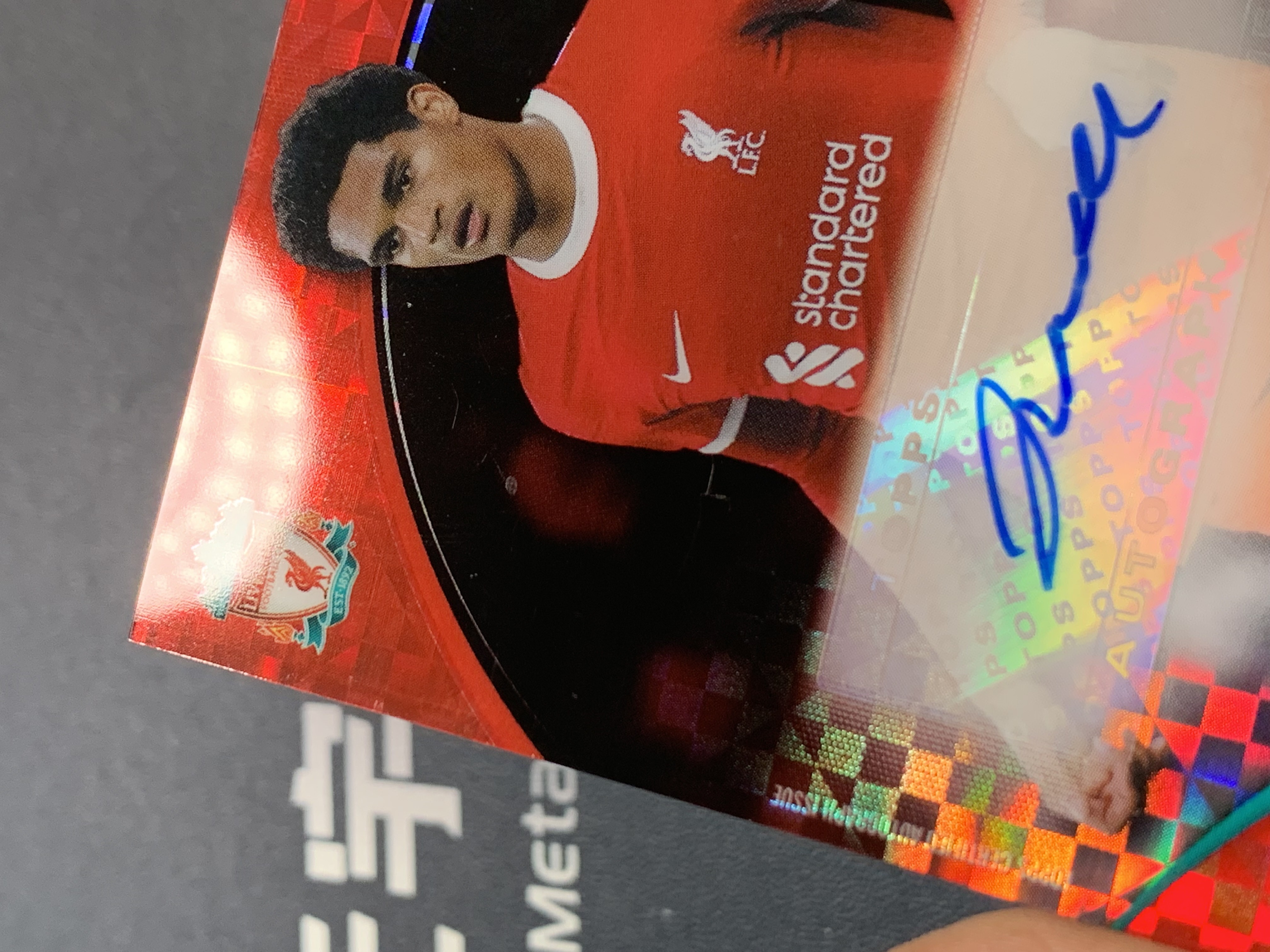 【元宇宙拍卖】成斌总003：2024 Topps Chrome Jarell Quansah 利物浦元年队盒 RC 新秀 贾雷尔 夸安萨 红旗 ...