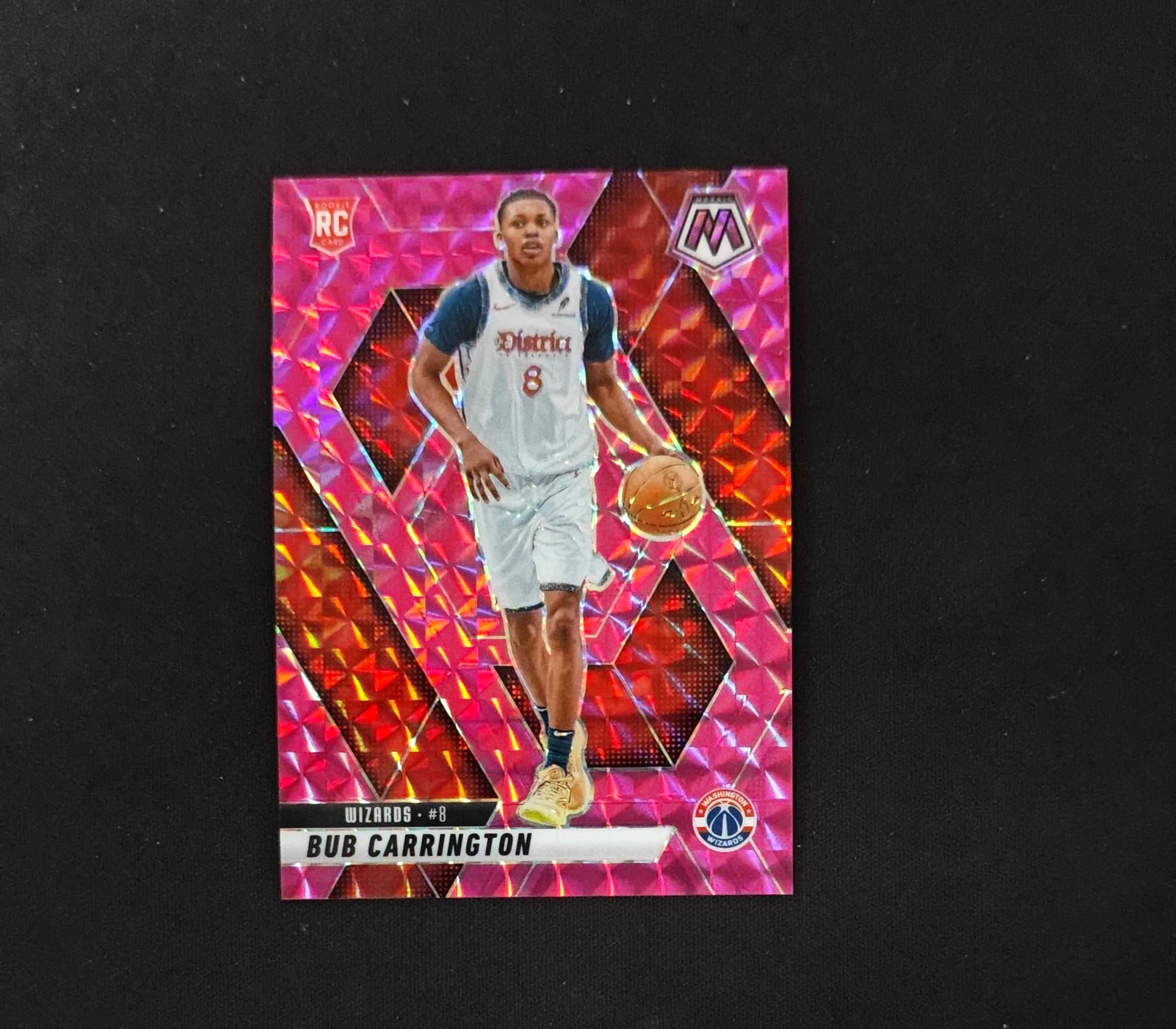 2024-25 Panini Mosaic Bob Carrington RC 【SC拍卖】马赛克 新秀 奇才 卡灵顿 175编 粉马赛克 ...