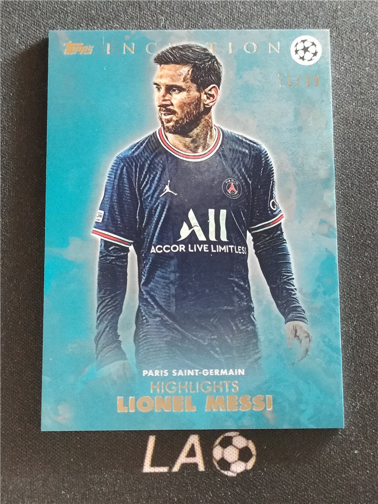 【LA足球】21-22 Topps INCEPTION 欧冠欧联盗梦空间 Lionel Messi 梅西 阿根廷 巴黎圣日耳曼 巴萨 巴塞罗那 ...