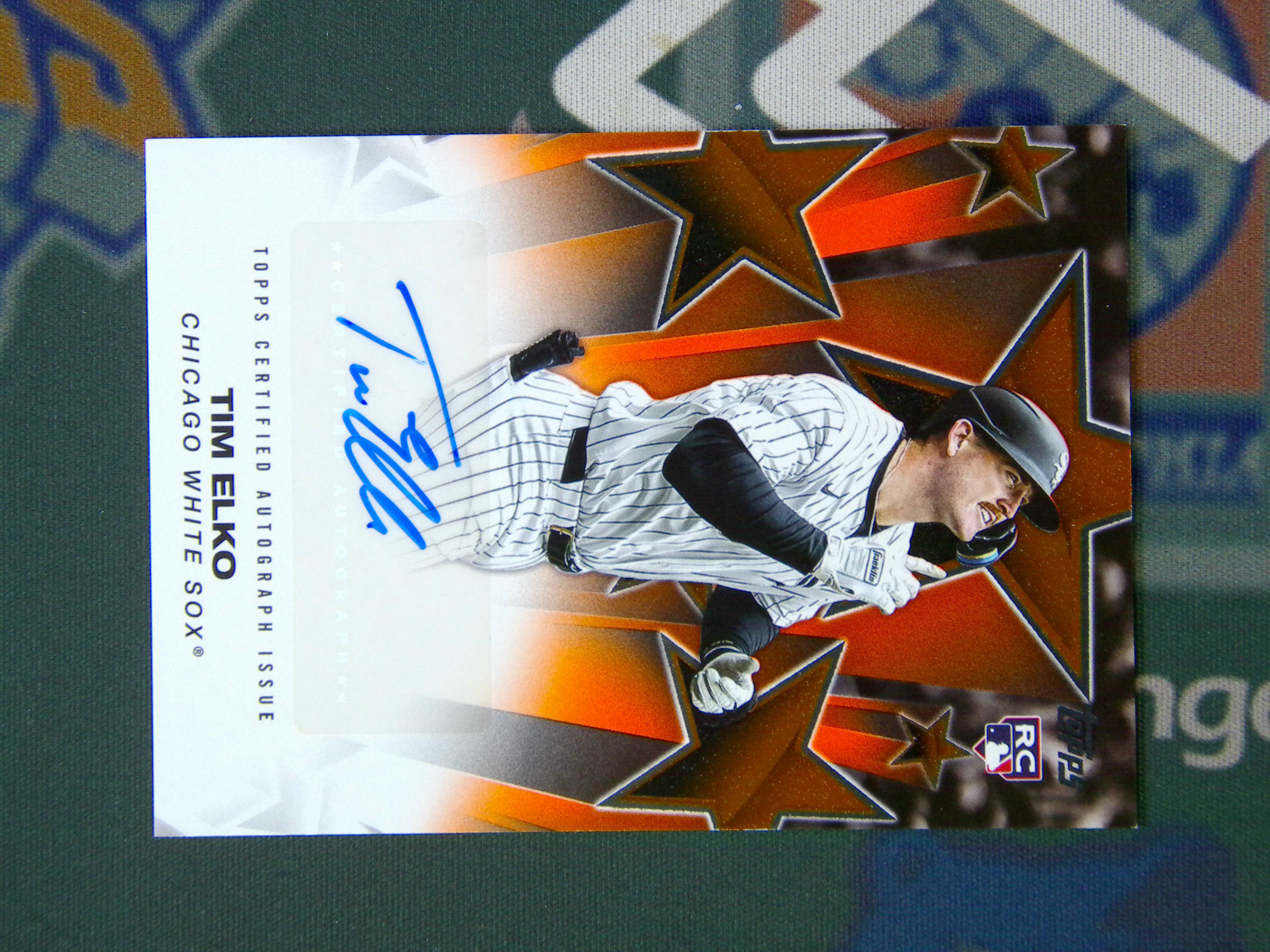 2025 Topps Update Tim Elko 【LZK 1ZR111】棒球 芝加哥白袜队 蒂姆 埃尔科 新秀 星星签 签字 橙平行 ...