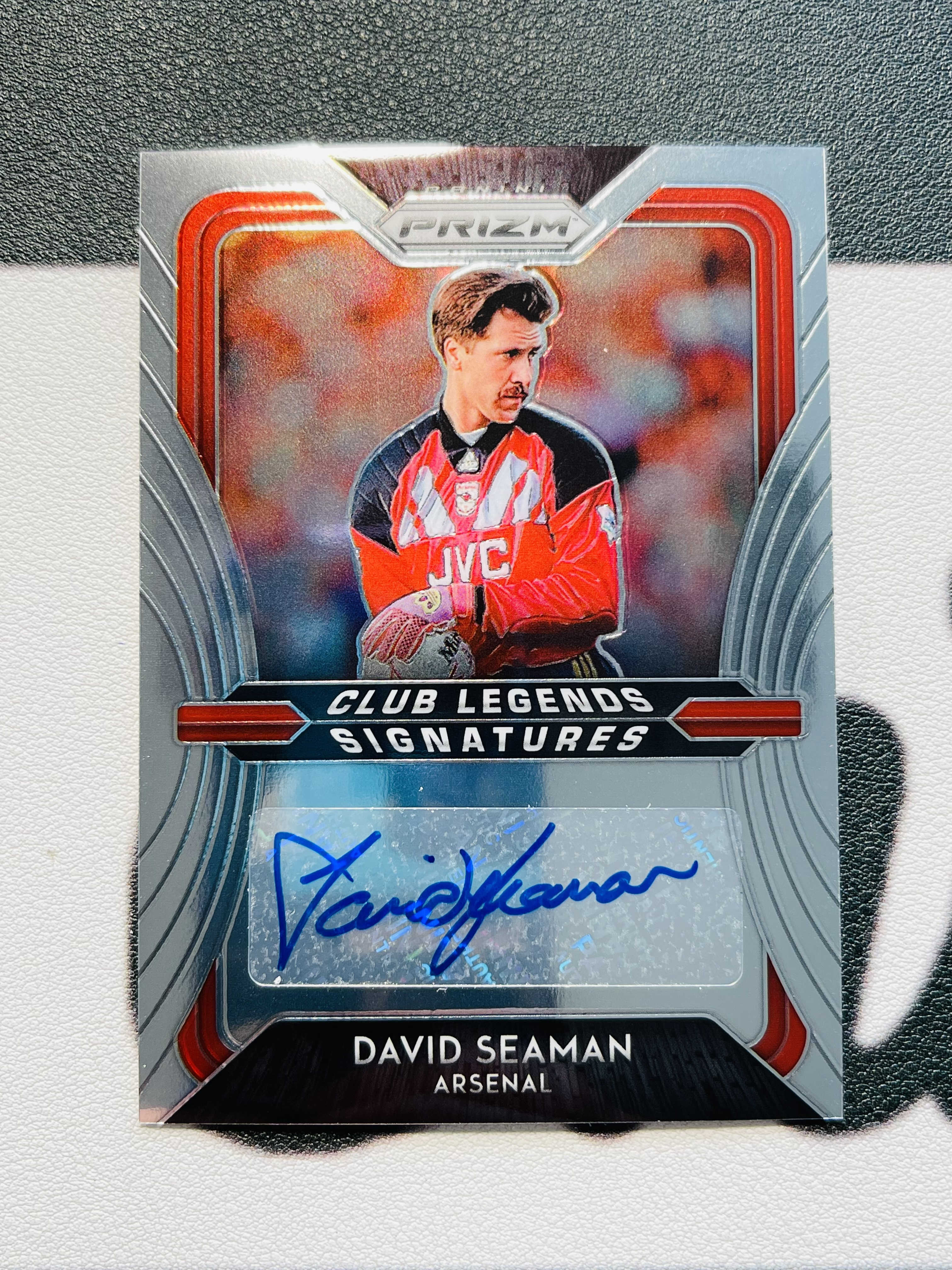 【CHILL官方代拍】YY009 2020-21 PANINI PRIZM 英超 阿森纳传奇守门员 DAVID SEAMAN 大卫 希曼 ...