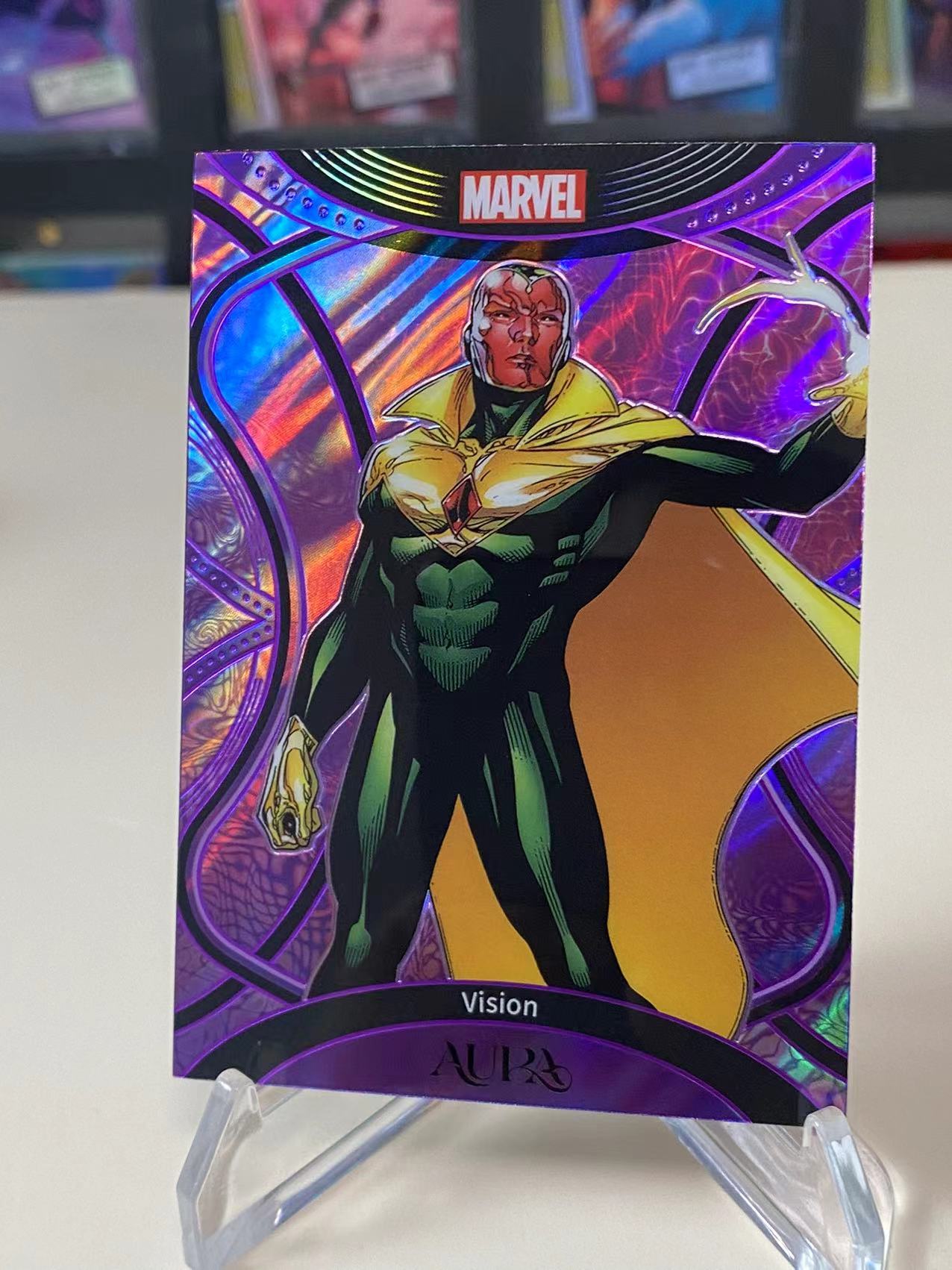 2025 Kakawow Marvel (MCU) AURA 卡卡沃 漫威系列收藏卡 低编42/45 印象紫折 幻视 卡品如图【-KB】C 卡淘