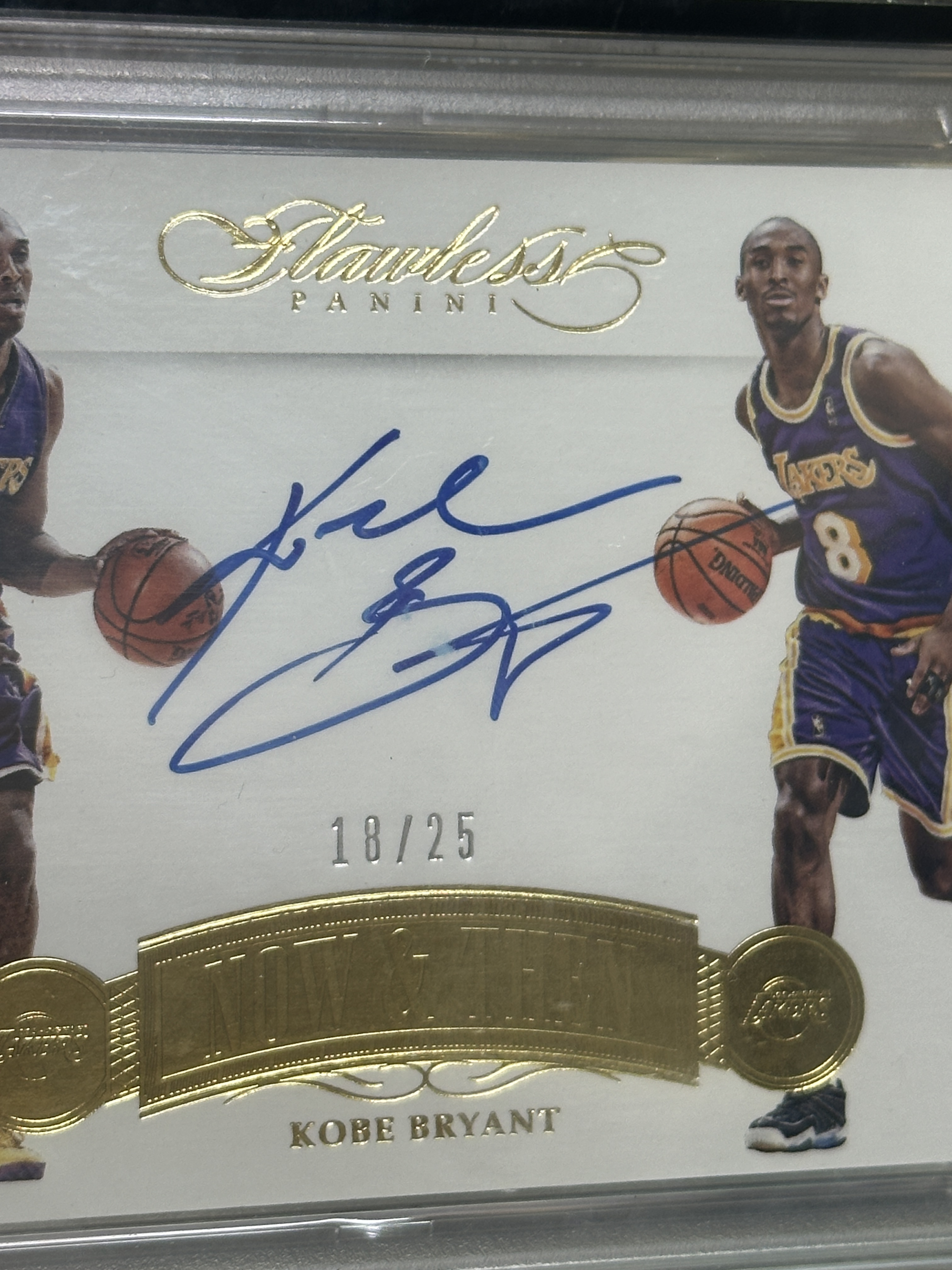 2015-16 Panini Flawless Kobe Bryant 科比 布莱恩特 黑曼巴 小飞侠 手提 25编 金平行 前世今生 大 ...