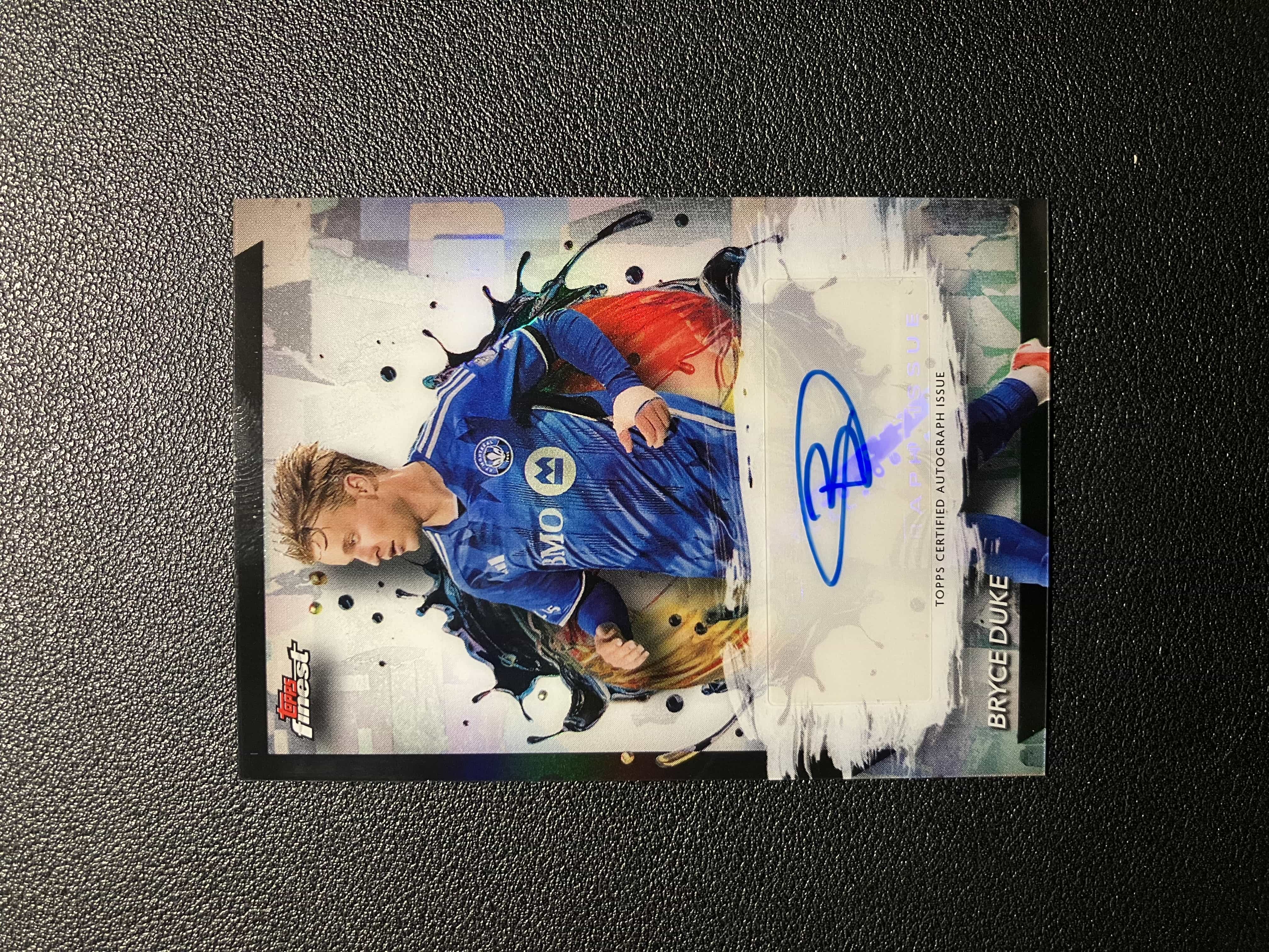 2025 Topps MLS Finest Bryce Duke 美职联Finest 杜克 银折签 签字 完美签 蒙特利尔CF 卡品如图 ...