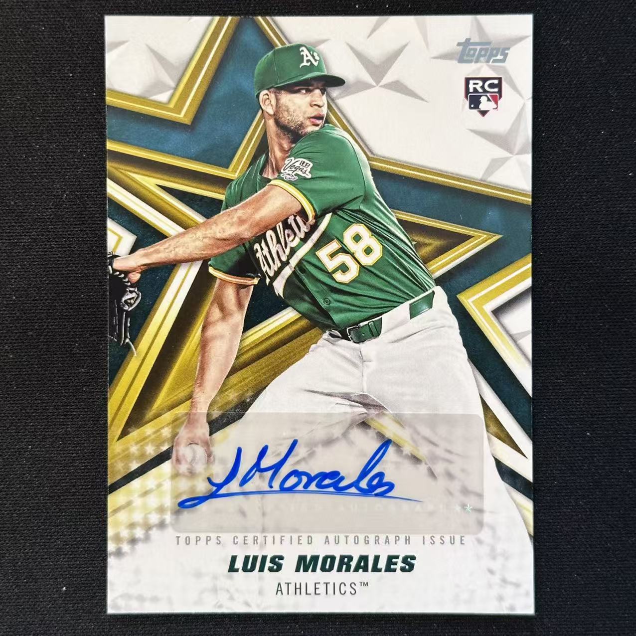 【北京宋拍】橙爸 2026 Topps Baseball MLB 棒球 Luis Morales 奥克兰运动家 新秀 rc 签字 Stars ...