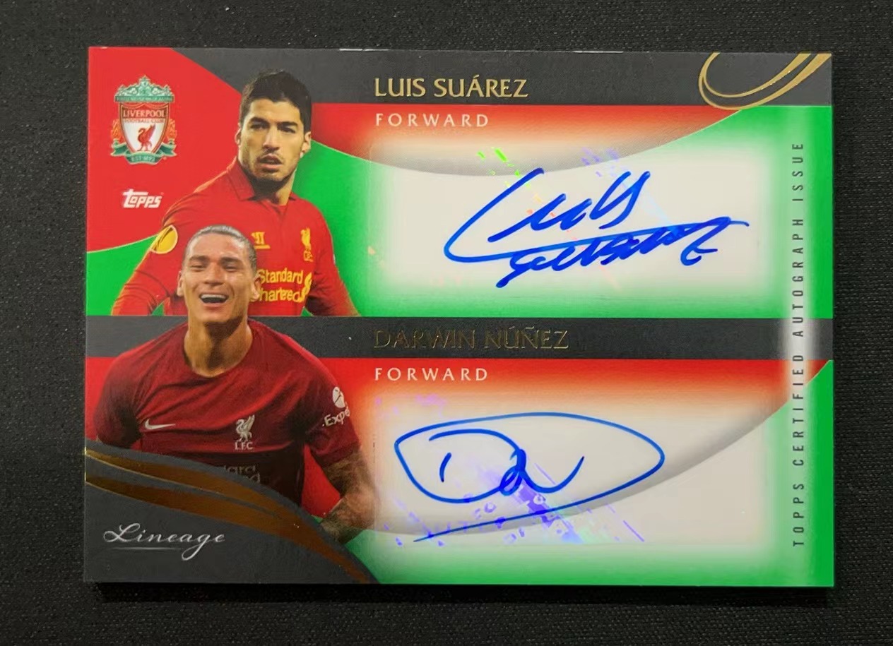 2022-23 Topps Lineage Luis Suarez&Darwin Nunez 【长安代卖】血统 利物浦队盒 苏亚雷斯&努涅斯 ...
