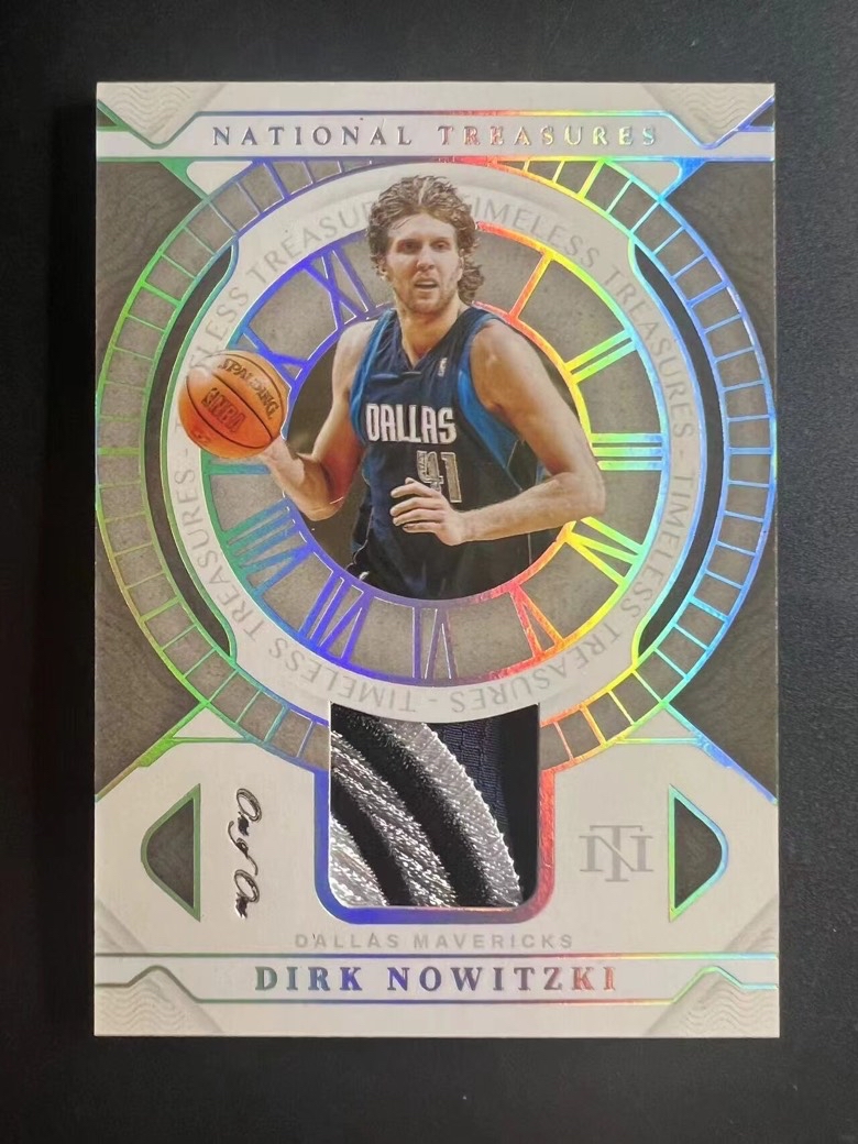 2021-22 Panini National Treasures Dirk Nowitzki 【肥猫代卖】旺仔 国宝 独行侠 德克诺维茨基 ...