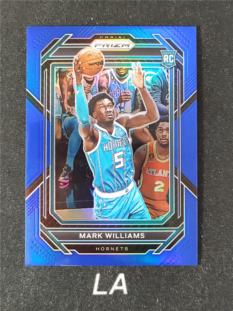 【LA拍卖】22-23 Panini Prizm Mark Williams 新秀RC 马克 威廉姆斯 黄蜂队 正新秀 base 蓝折 6/ ...