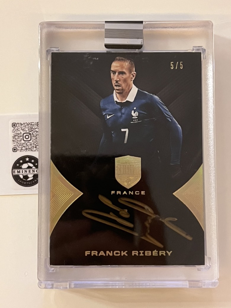 2018 Panini Eminence Franck Ribéry 里贝里 大真金 真金白银 法国 卡签 /5 原封 emins 卡淘