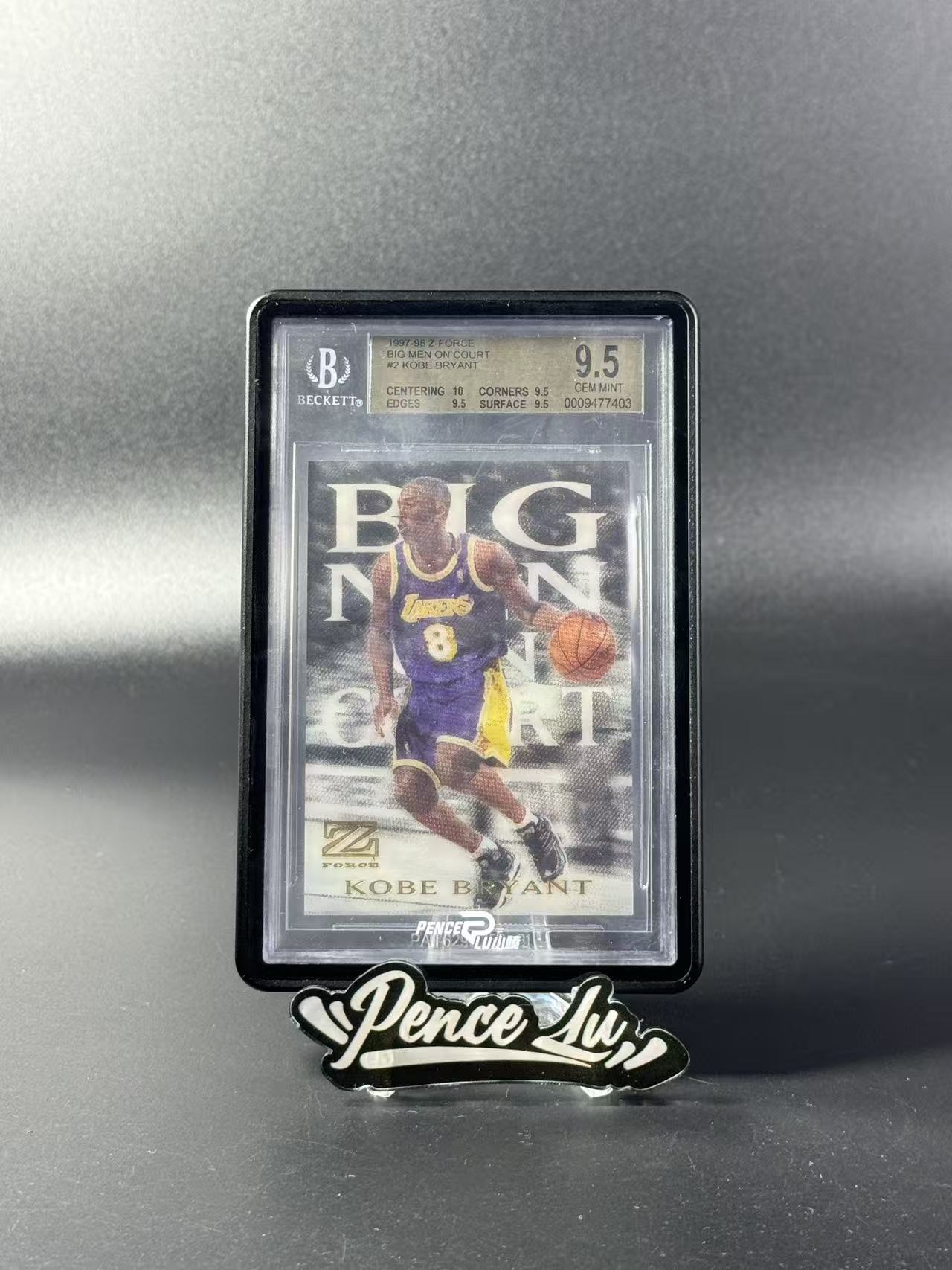 【喷子拍卖】1997-98 Z-Force Kobe Bryant 洛杉矶湖人 科比 布莱恩特 顶级老特 big men on court 1 ...