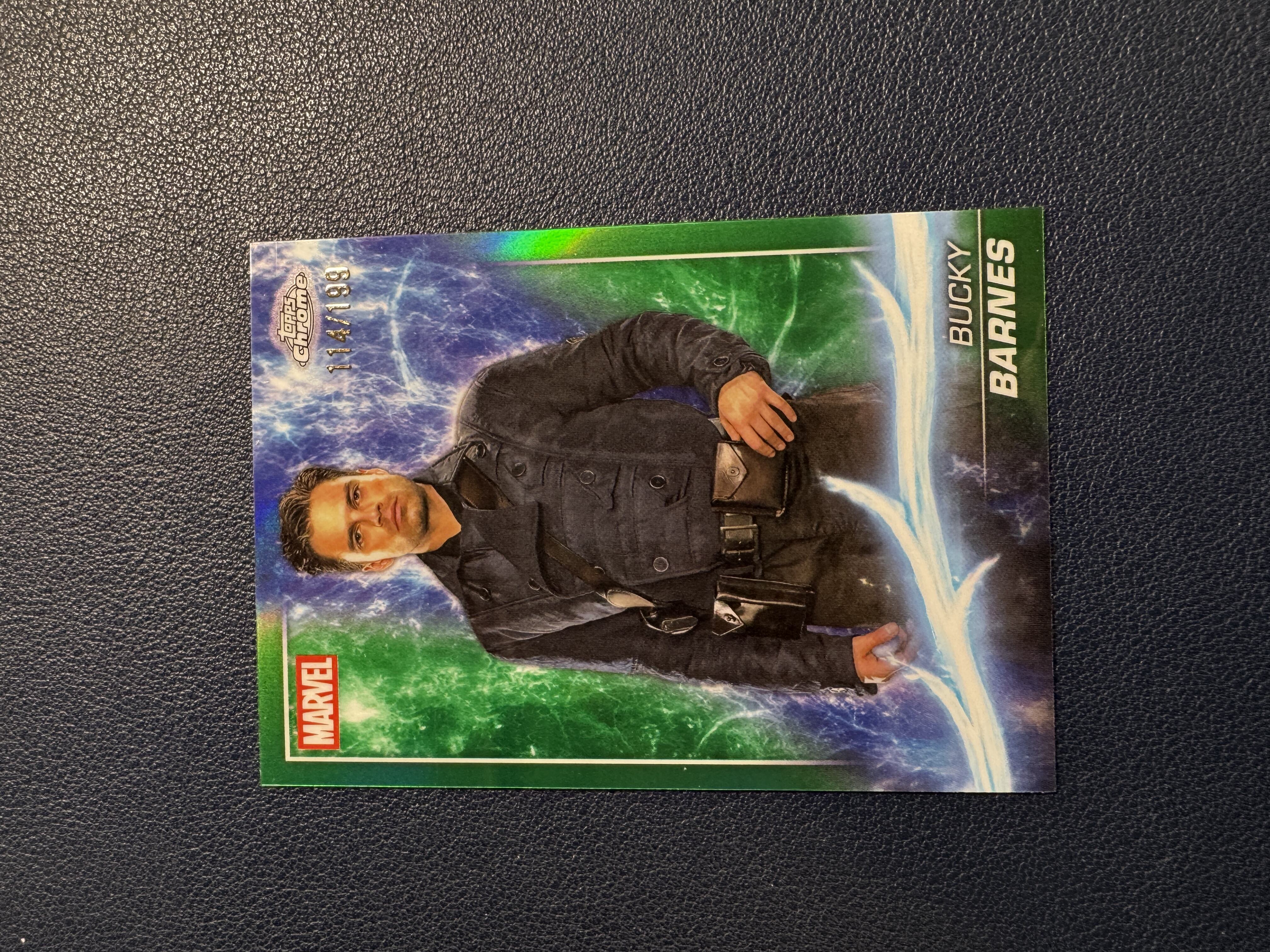 2025 Topps Marvel (MCU) Studios Chrome 禄卡 TC漫威影视 Bucky Barnes 巴基·巴恩斯 一阶 ...
