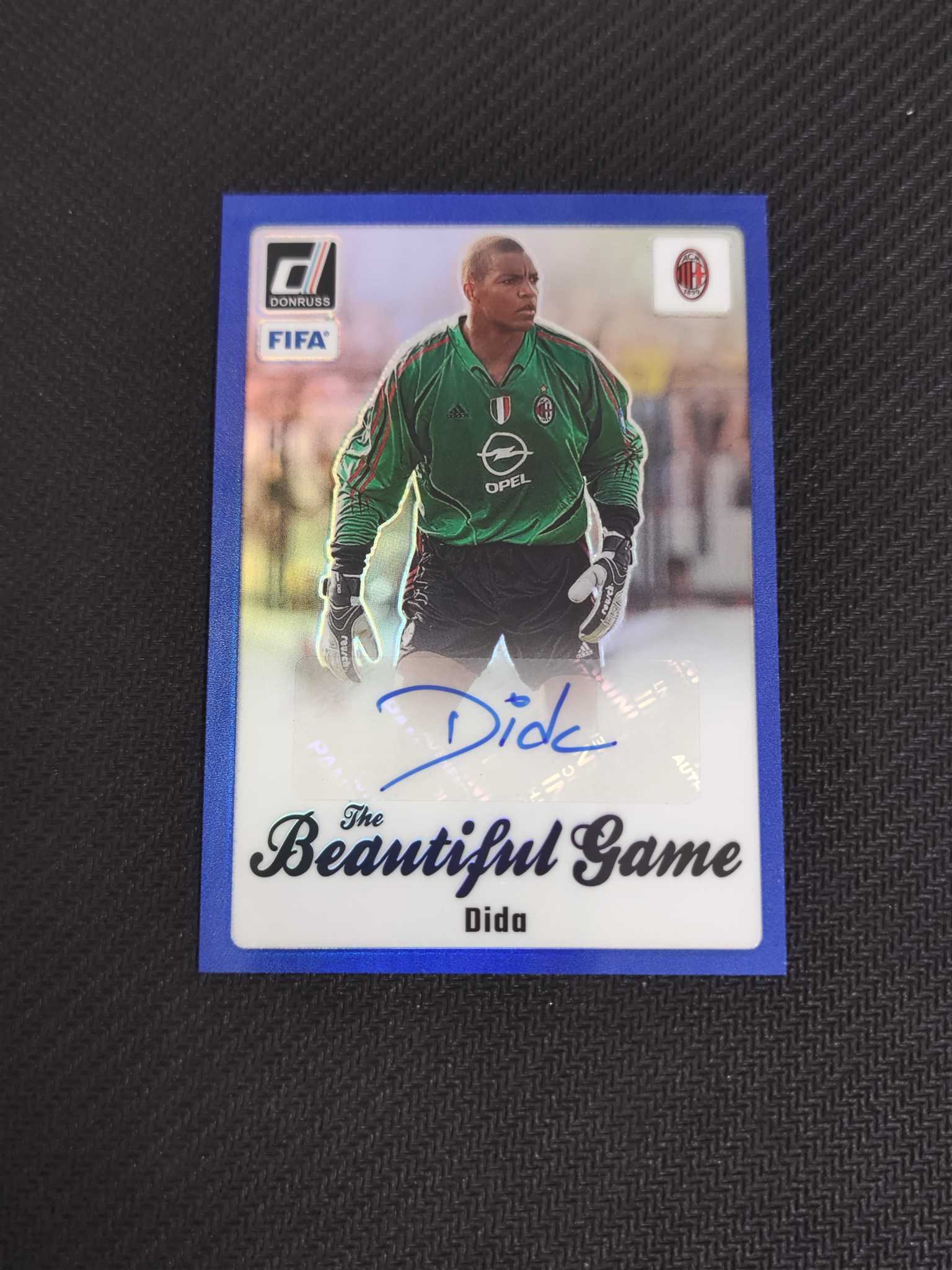 2023-24 Panini Donruss Dida 迪达 59/99编 蓝折 签字 美丽比赛签 米兰 巴西 门神 实卡精美 凑套必备 ...