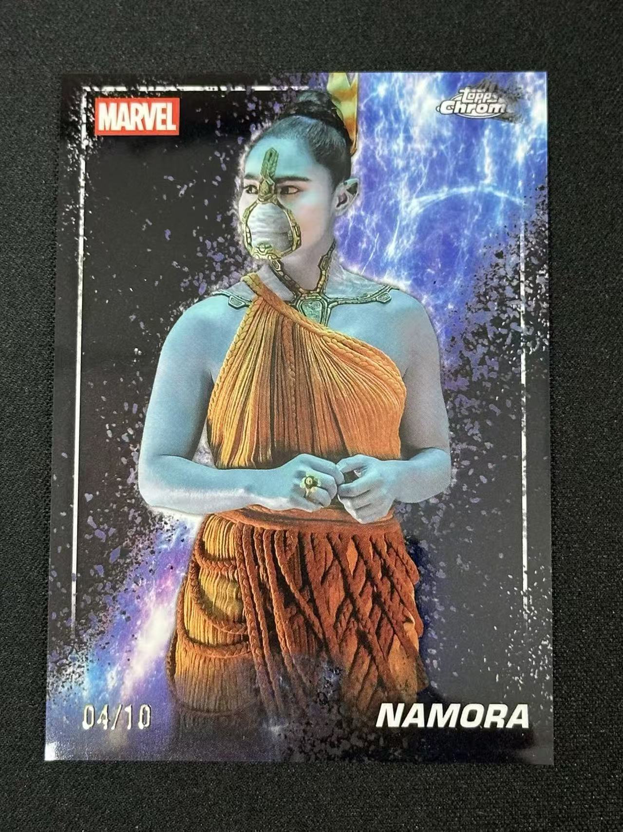 2025 Topps Marvel (MCU) Chrome Studios Namora 纳摩拉 黑豹2 纳摩妹妹 04/10编 超低编 漫 ...