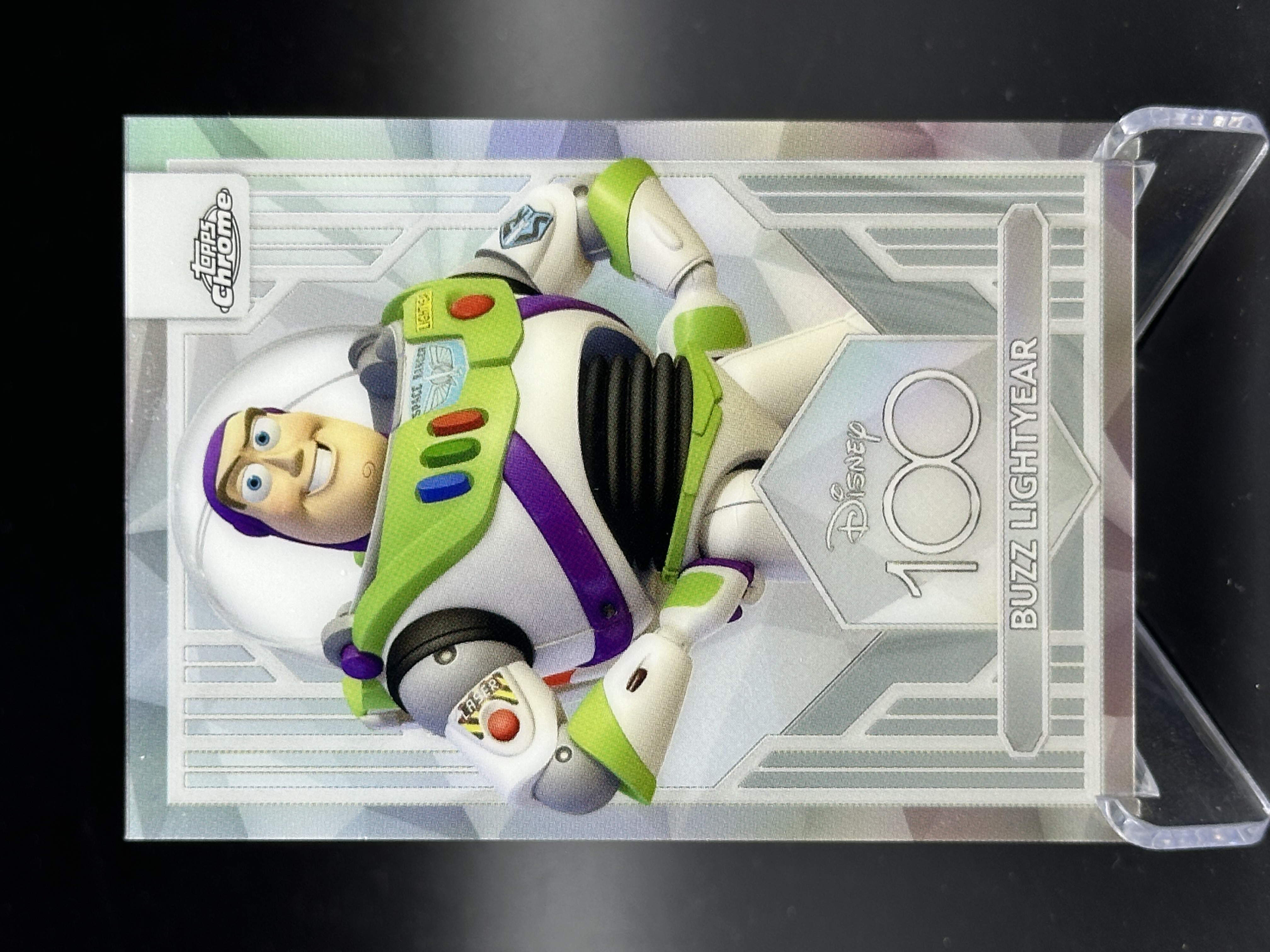 2023 Topps Disney buzz lightyear 【小黄拍卖】chrome 100周年 巴斯光年 银折「mimo」 卡淘