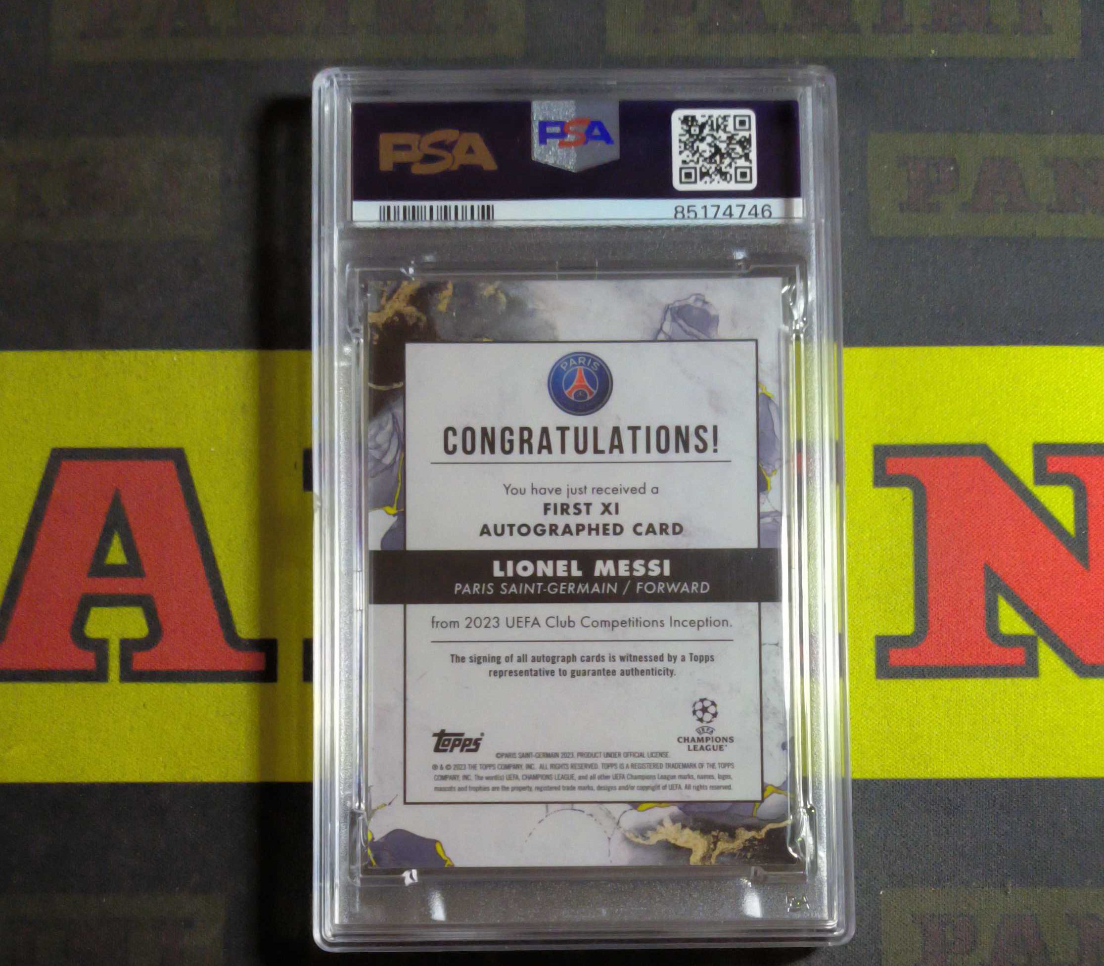 2023 Topps Inception Lionel Messi 盗梦空间 巴黎圣日耳曼 阿根廷队长 里奥 梅西 一阵签 爆金折签字 贴签 ...