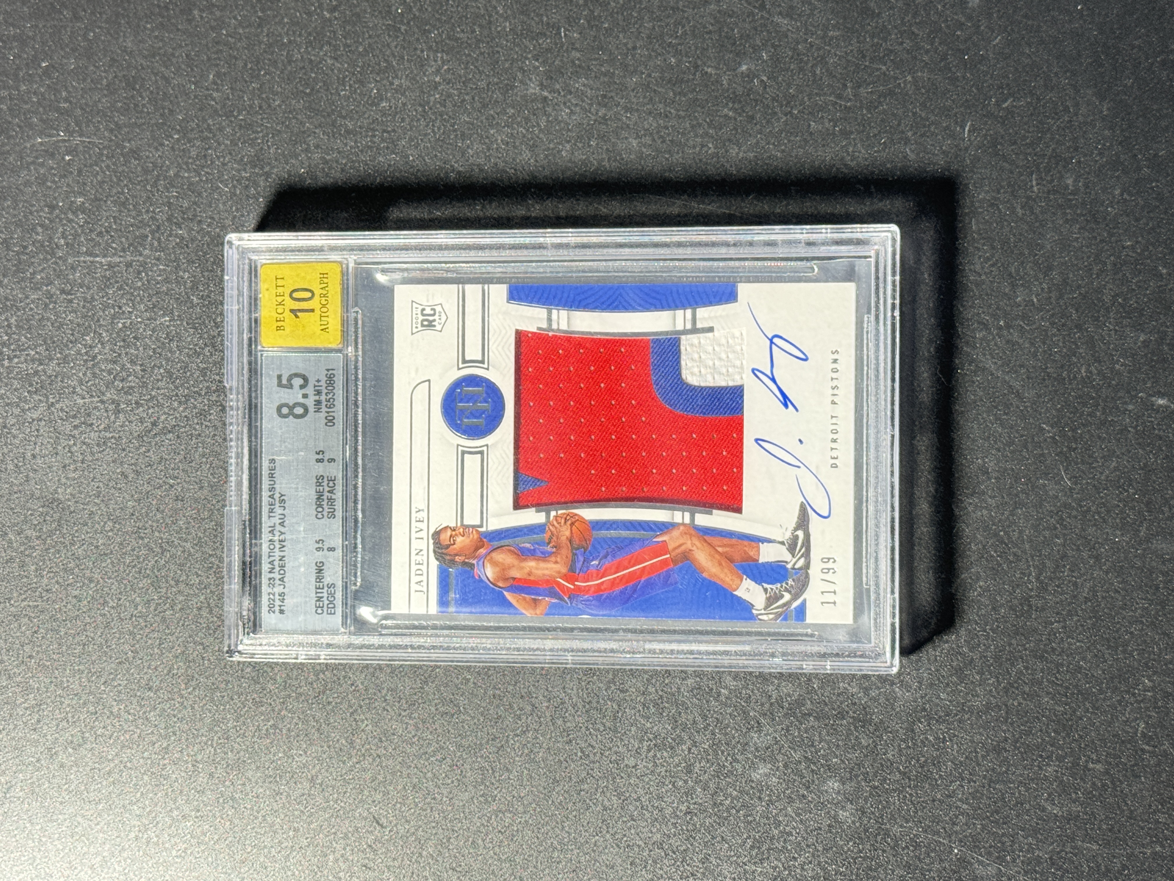 【喷子拍卖】2022-23 Panini National Treasures Jaden Ivey 国宝 活塞 杰登 艾维 RC 新秀 ...