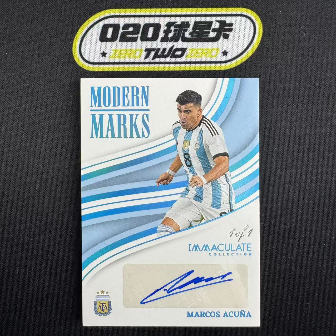 2023-24 Panini Immaculate Marcos Acuna IMM 马库斯 阿库尼亚 1/1编 oneofone 湖水蓝 ...
