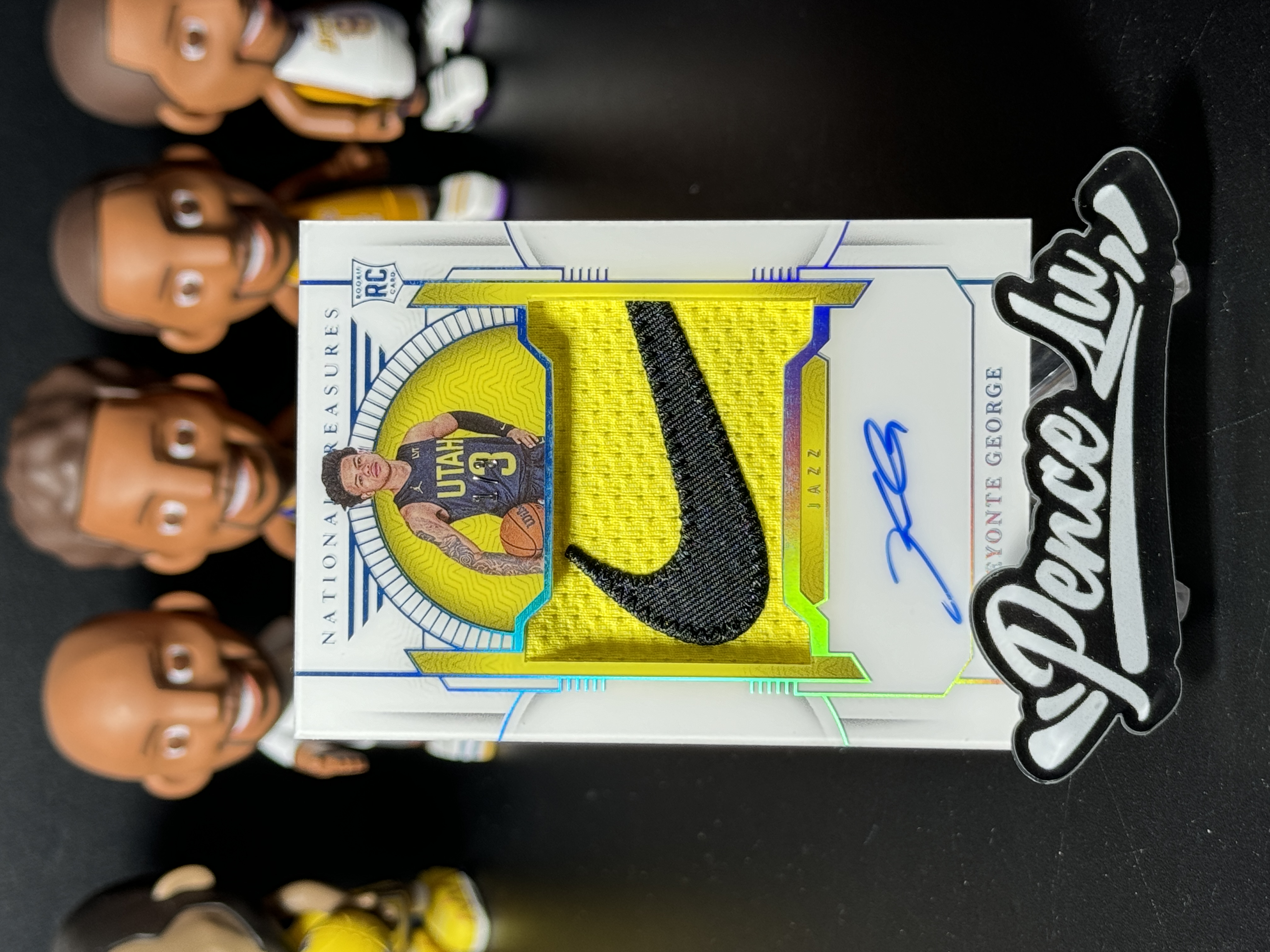 【喷子拍卖】2023-24 panini national treasures Keyonte George 国宝 犹他爵士 基昂泰 乔治 ...