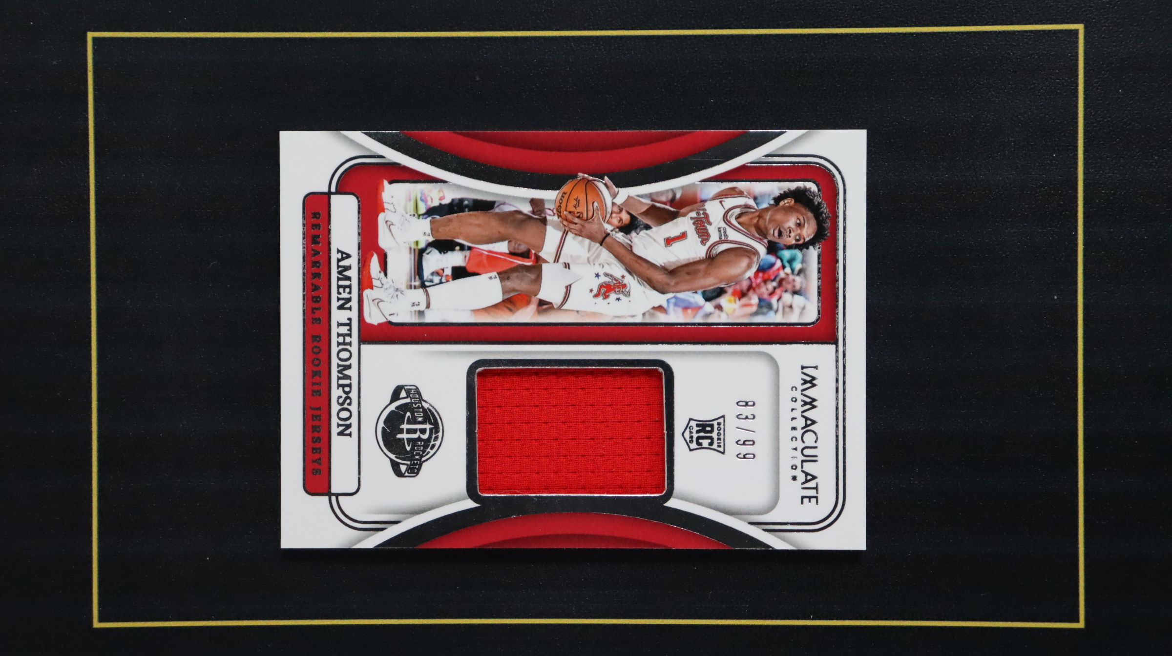 2023-24 Panini Immaculate Amen Thompson RC 新秀 火箭 阿门汤普森 99编 球衣【A-大宝】29【超 ...