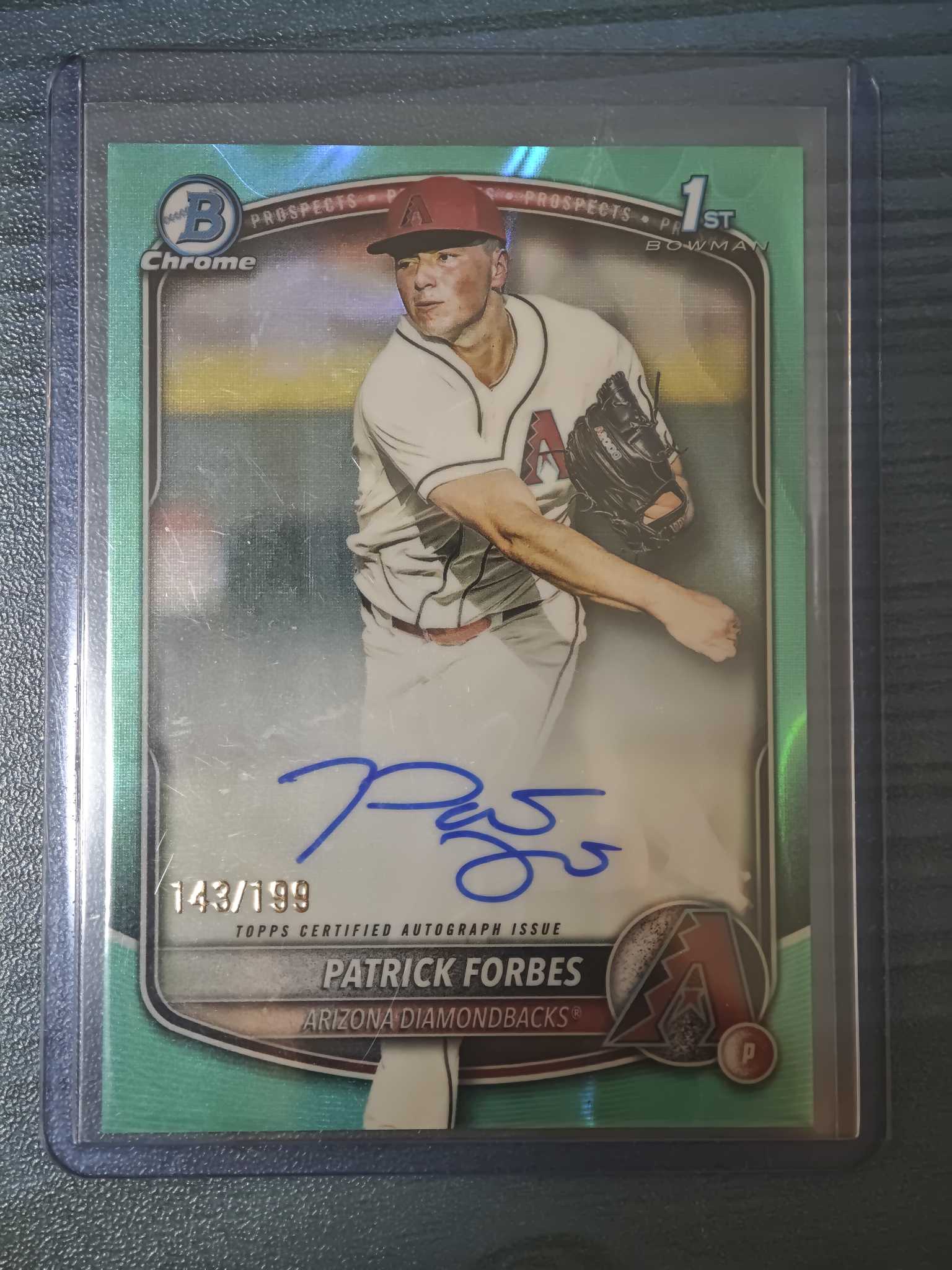 2025 Topps bowman draft patrick forbes RC 棒球 1st 响尾蛇新秀 帕特里克 福布斯 143/199 ...