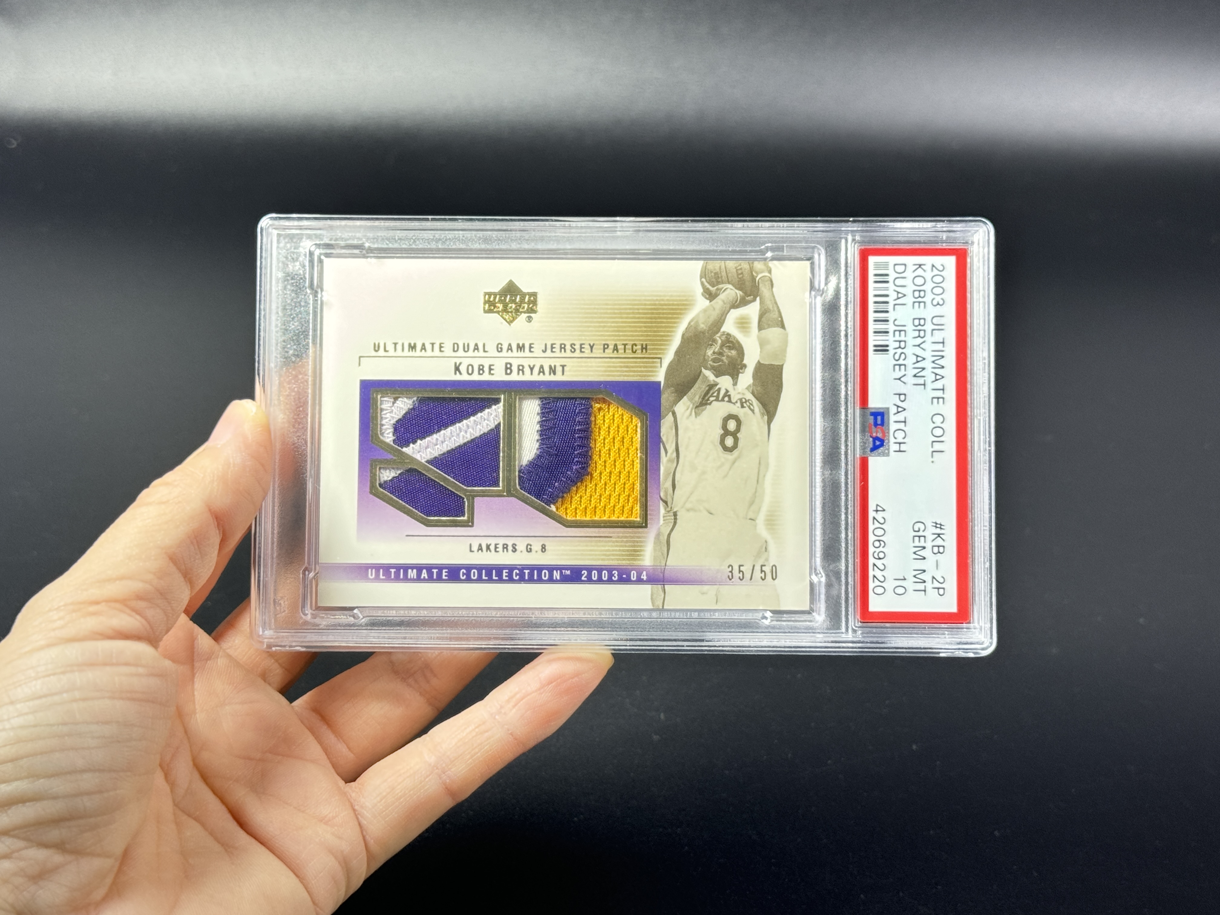 【喷子拍卖】2003-04 upper deck ultimate Kobe Bryant 终极 洛杉矶湖人 科比 布莱恩特 最经典一版 双窗 ...