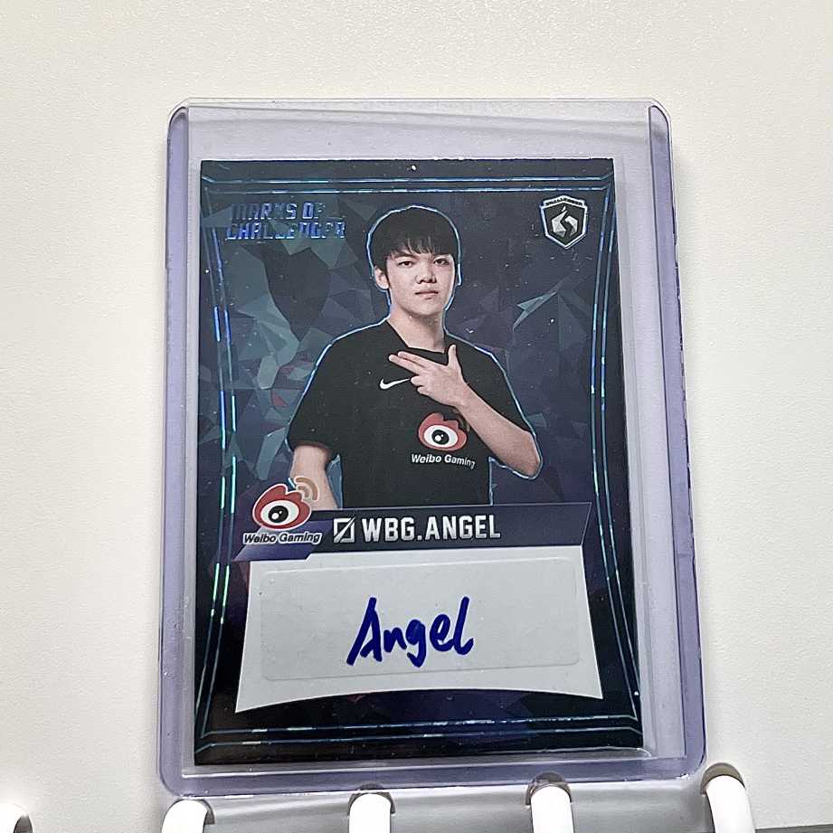 2022 Buffun LPL Angel 英雄联盟LOL RNG 天才少年 黑天使 国产中单s最好成绩 亚军 超低整数编 挑战者WBG.ANGEL 向涛 10/20编 签字 专收必备 卡淘