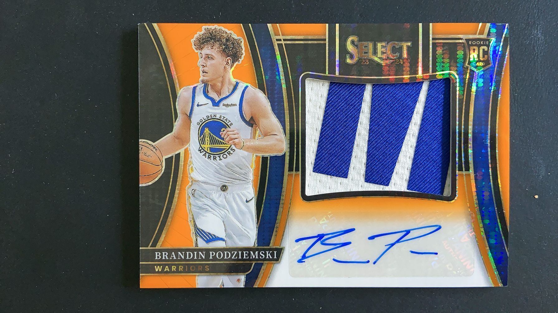 2023-24 Panini Select Brandin Podziemski RC 【肥猫代卖】K24B Select 勇士 布兰丁波杰姆 ...