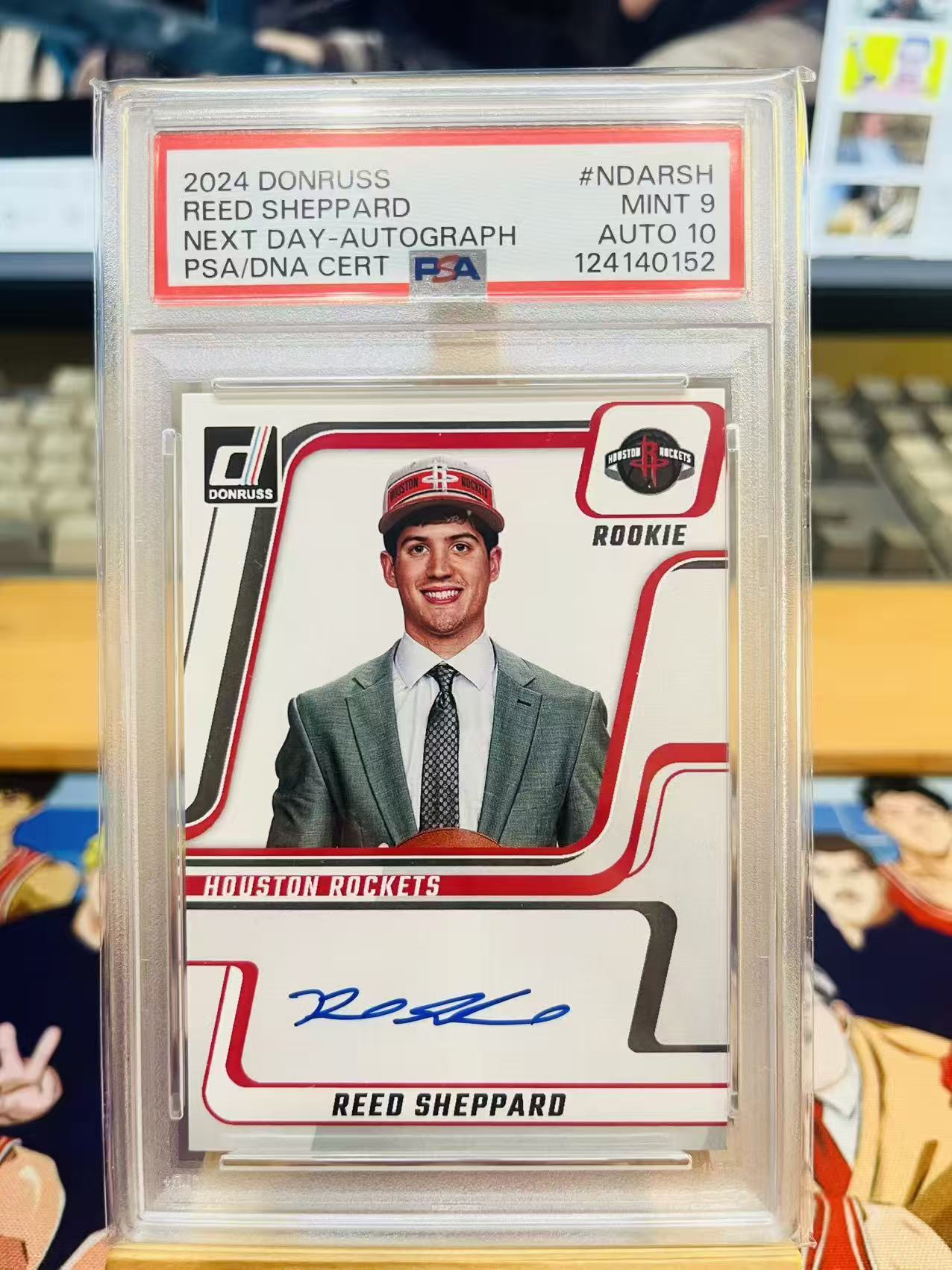 2024-25 Panini Donruss Reed Sheppard RC 【KBB拍卖】【ethan】里德 谢泼德 新秀rc 明日 签字 ...