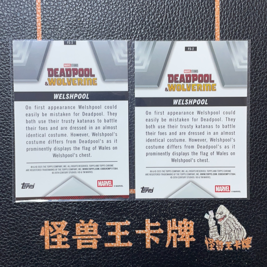 （怪兽拍卖） GSW-A28 2025 topps chrome marvel deadpool 漫威 welshpool 威尔士死侍 特卡 ...
