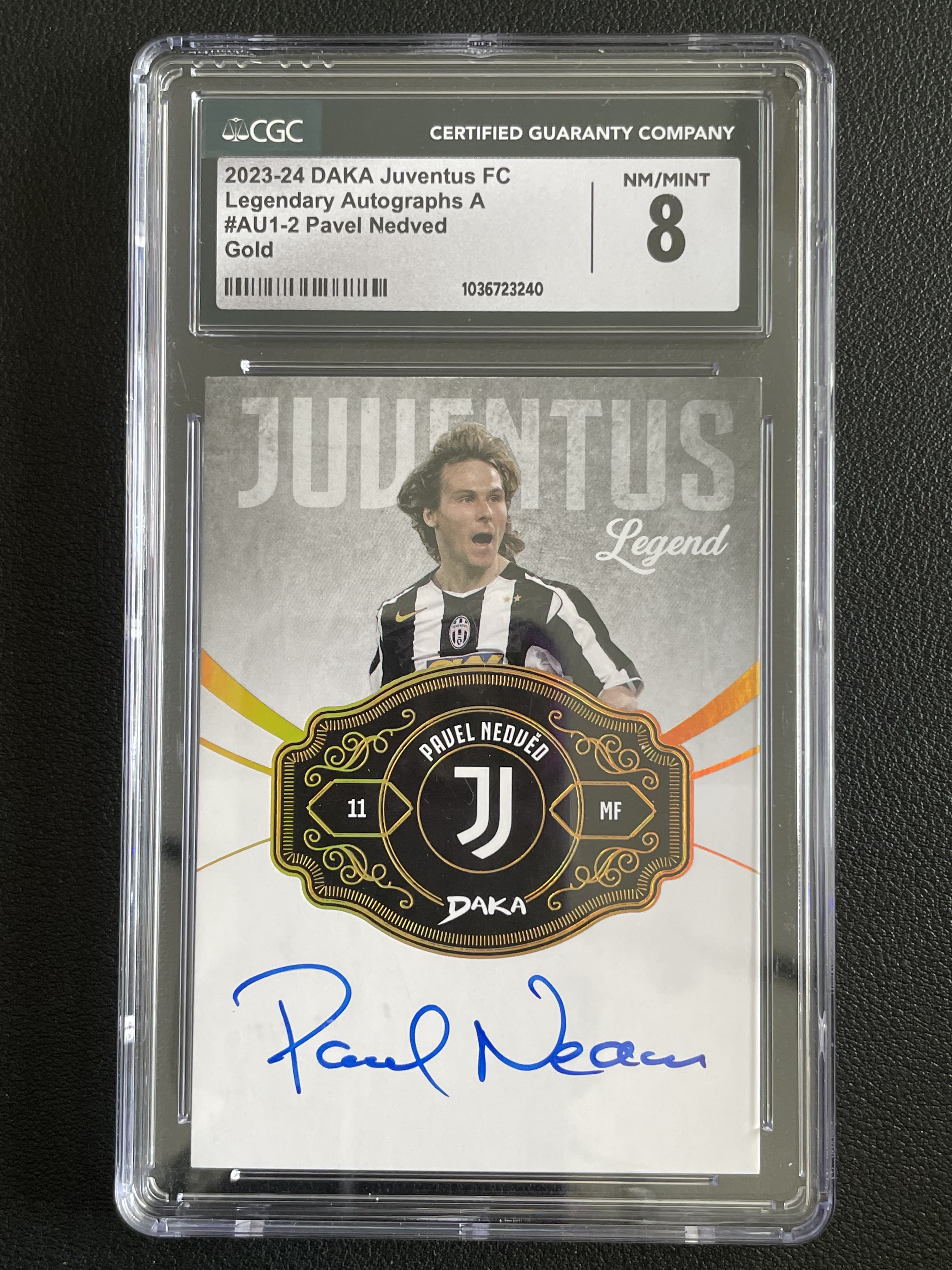 【南昌NOVA】2023-24 Daka Juventus FC Pavel Nedved 达咖 尤文图斯 队盒 内德维德 传奇签 签字 卡签 ...